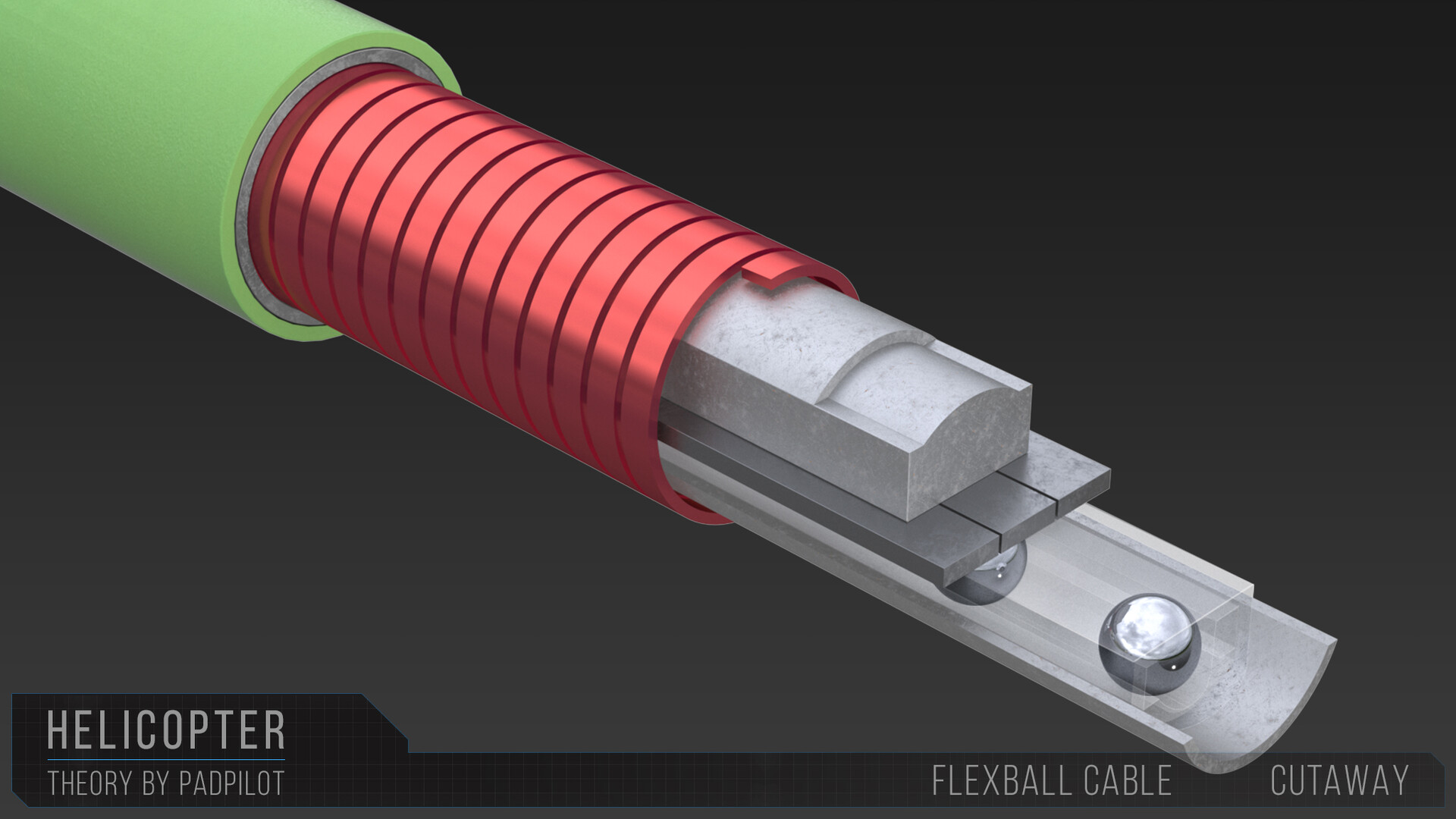 ArtStation - 3D Helicopter Components