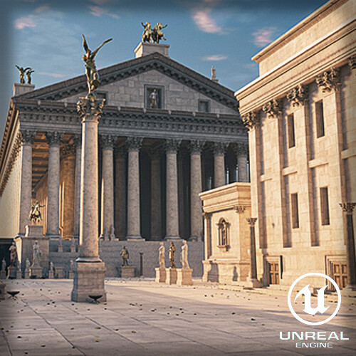 ArtStation - Baalbek sanctuary - reconstruction