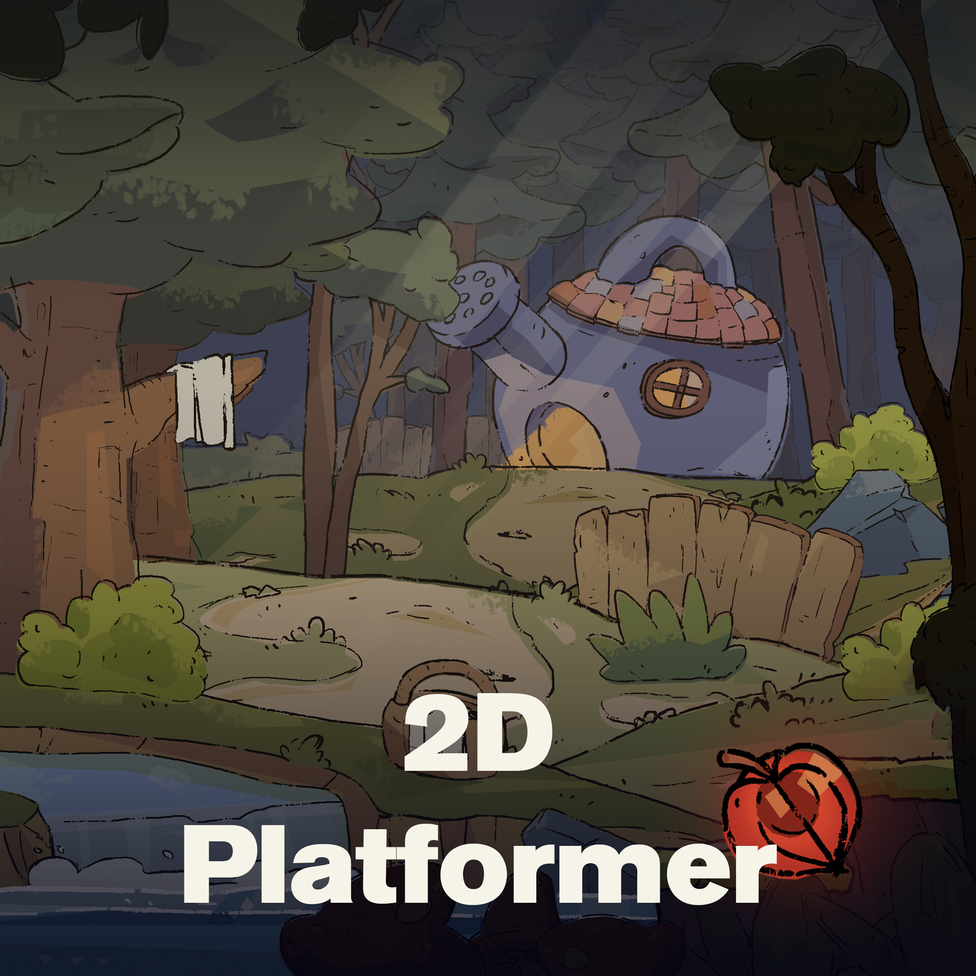 ArtStation - Forest Platformer Concept