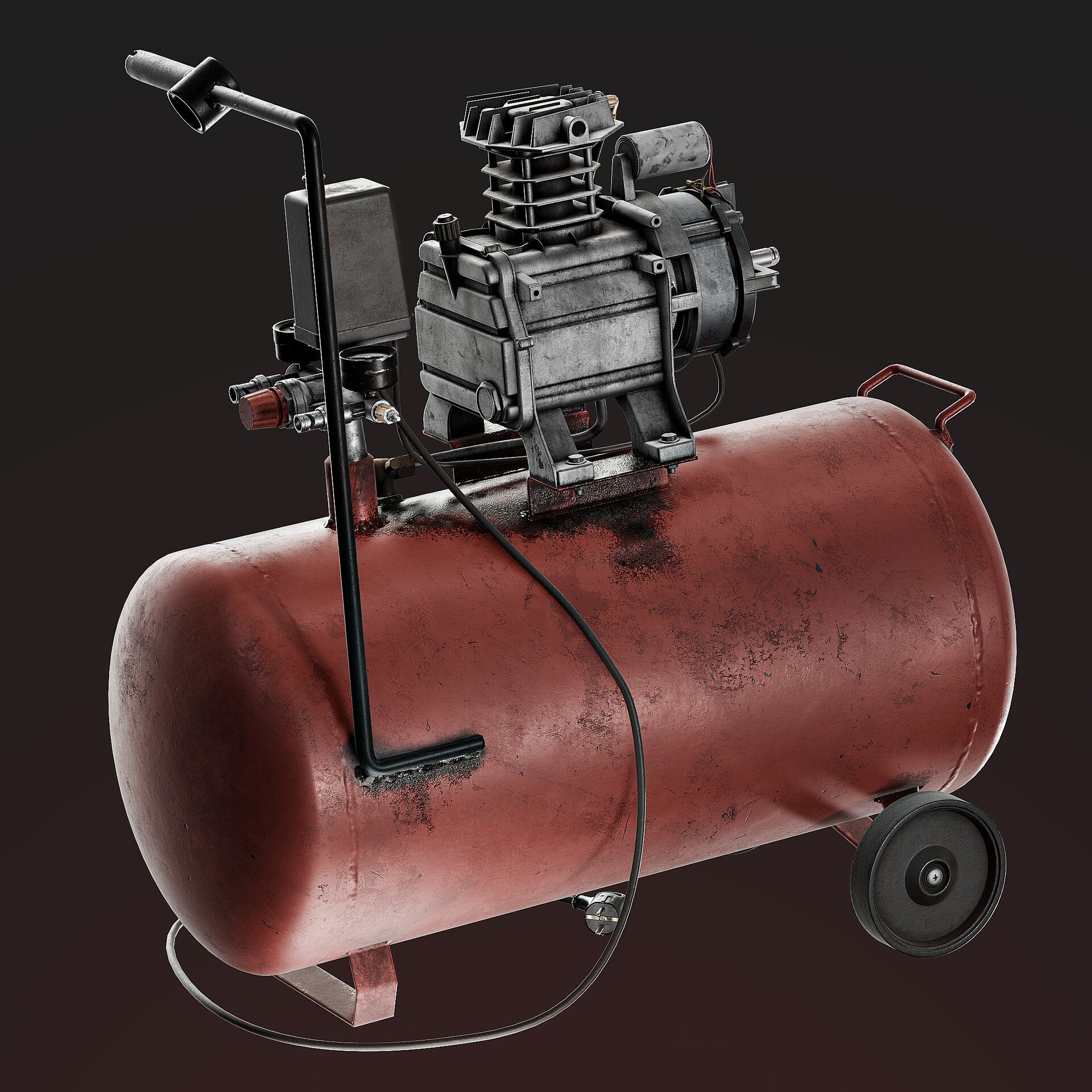 ArtStation - Worn compressor