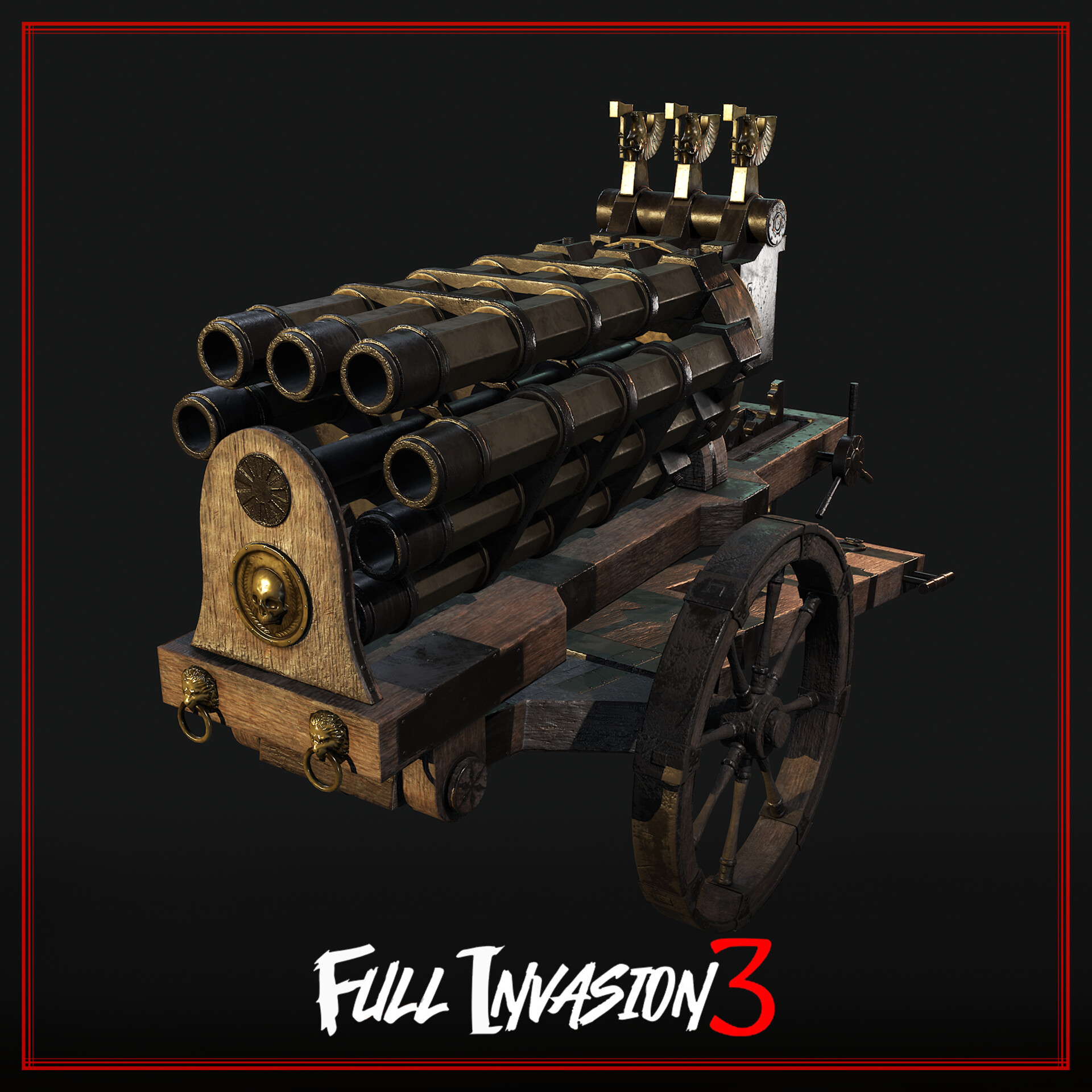 ArtStation - Full Invasion 3 - Empire P2 - Helblaster Volley Gun