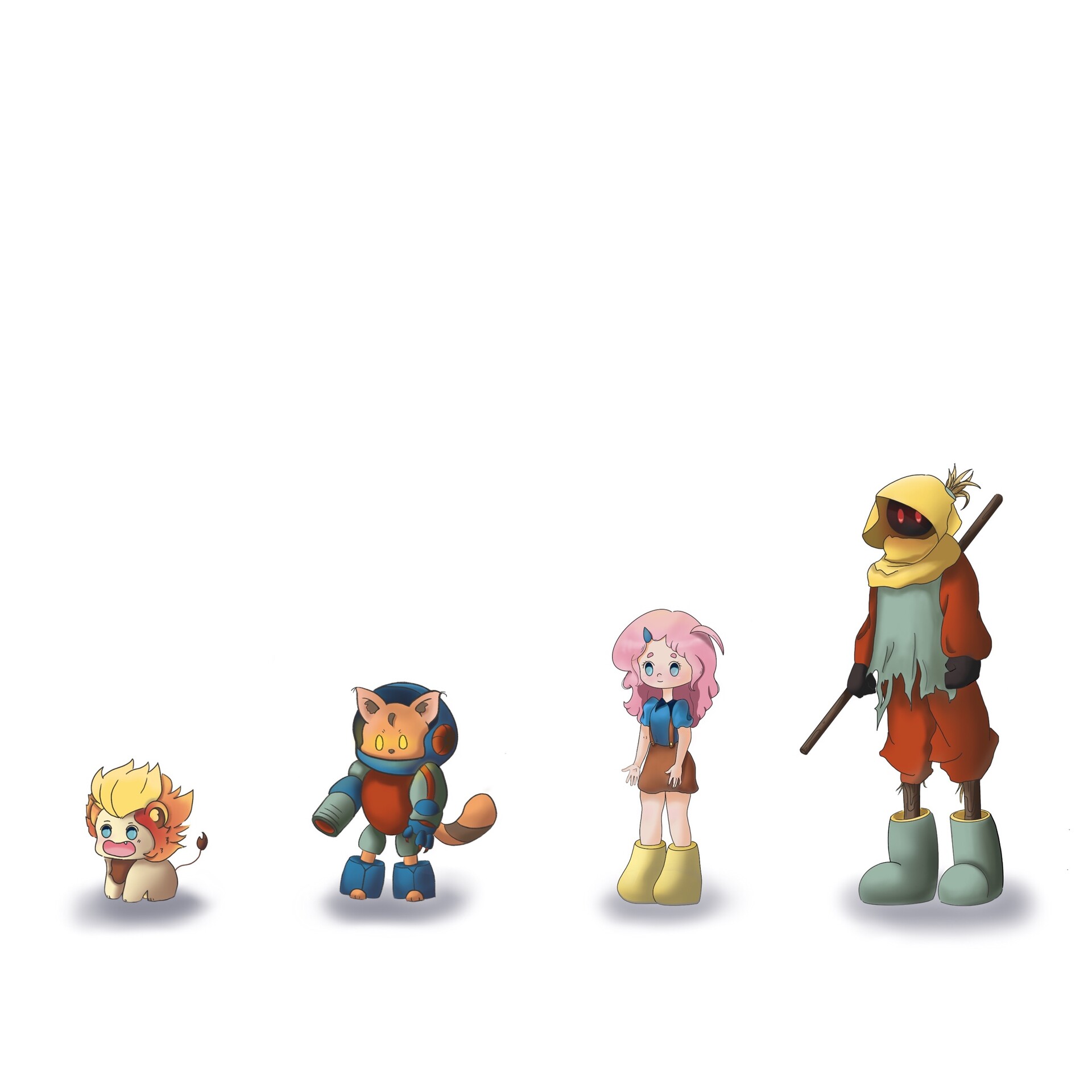 ArtStation - The Adventure with Dorothy and elves- Characters