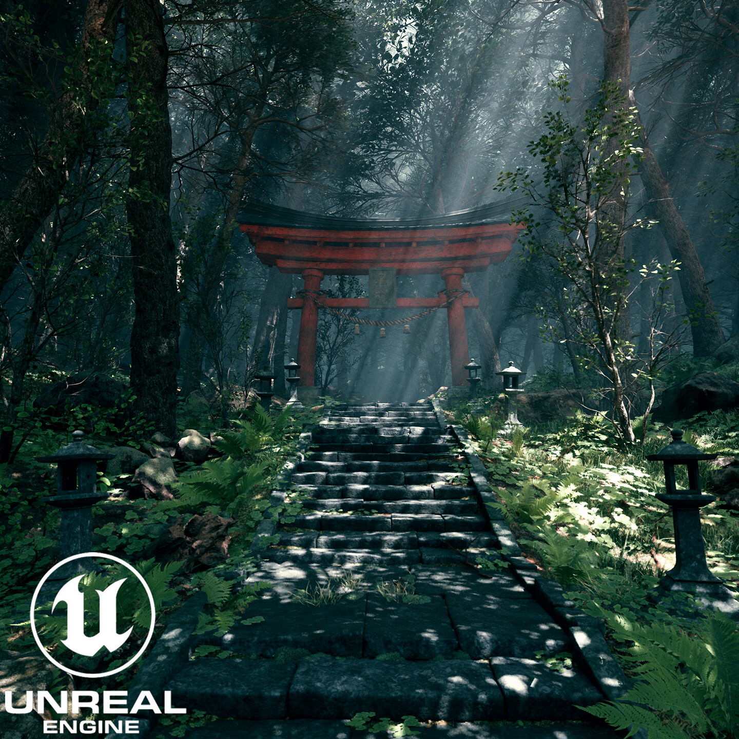 ArtStation - Torii Gate Diorama - UE5 Environment