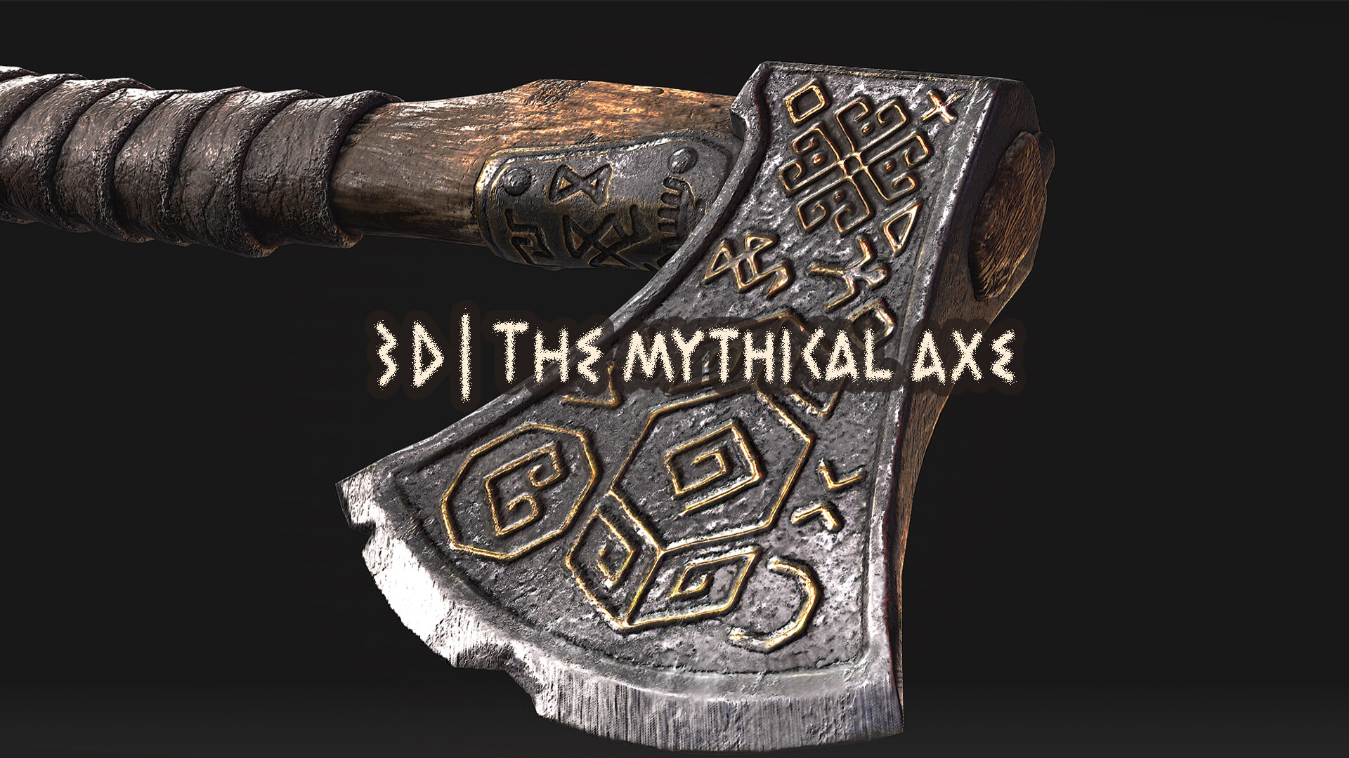 ArtStation - The Mythical Axe | Game Ready | 3D Asset