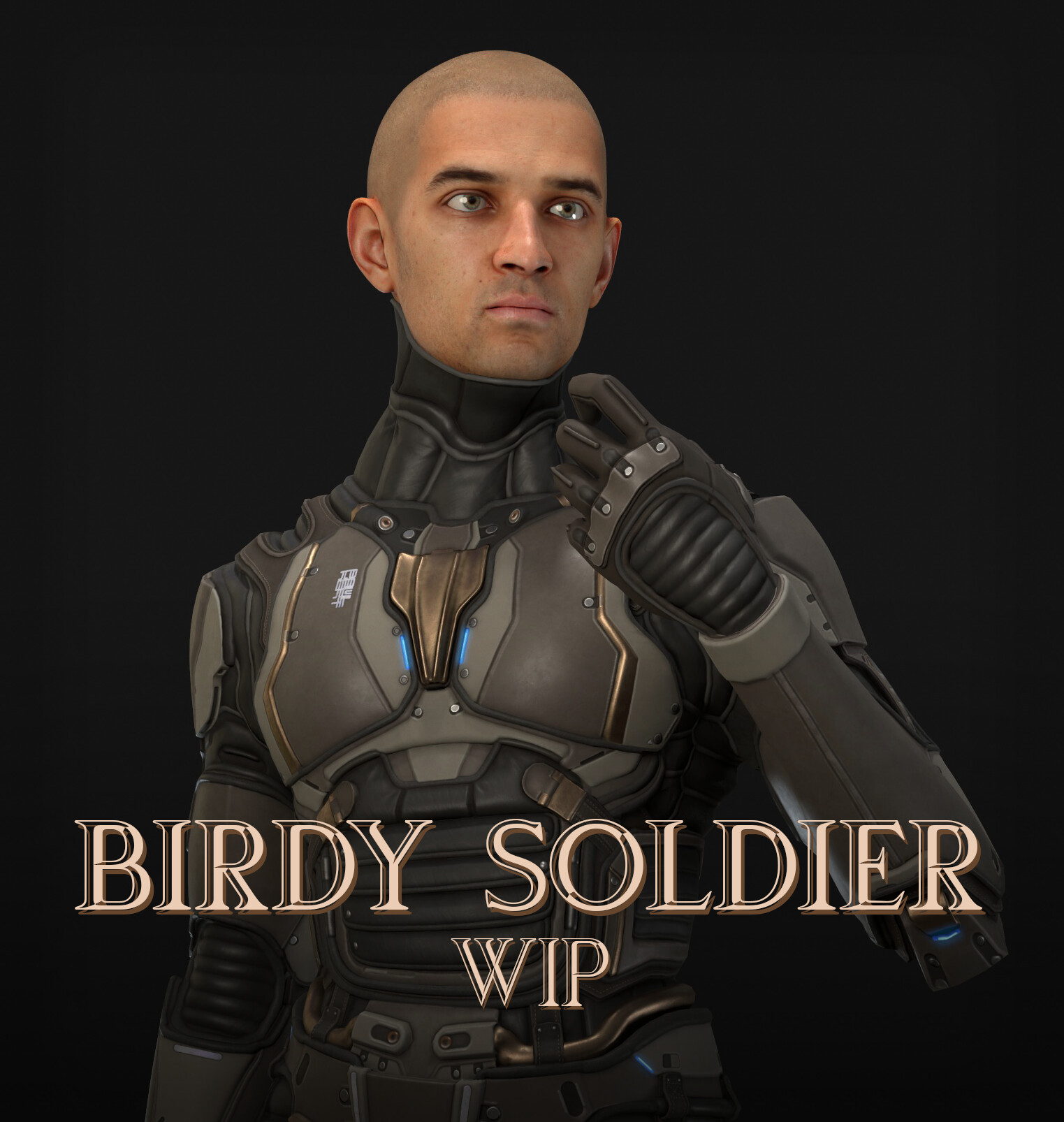 ArtStation - Bird Soldier (WIP)
