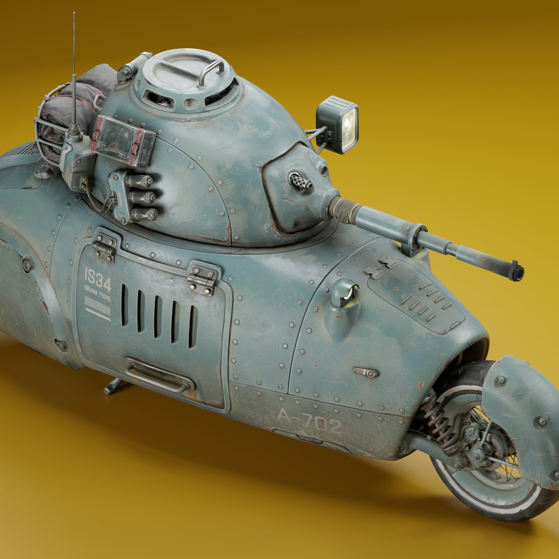 ArtStation - MOTO TANK