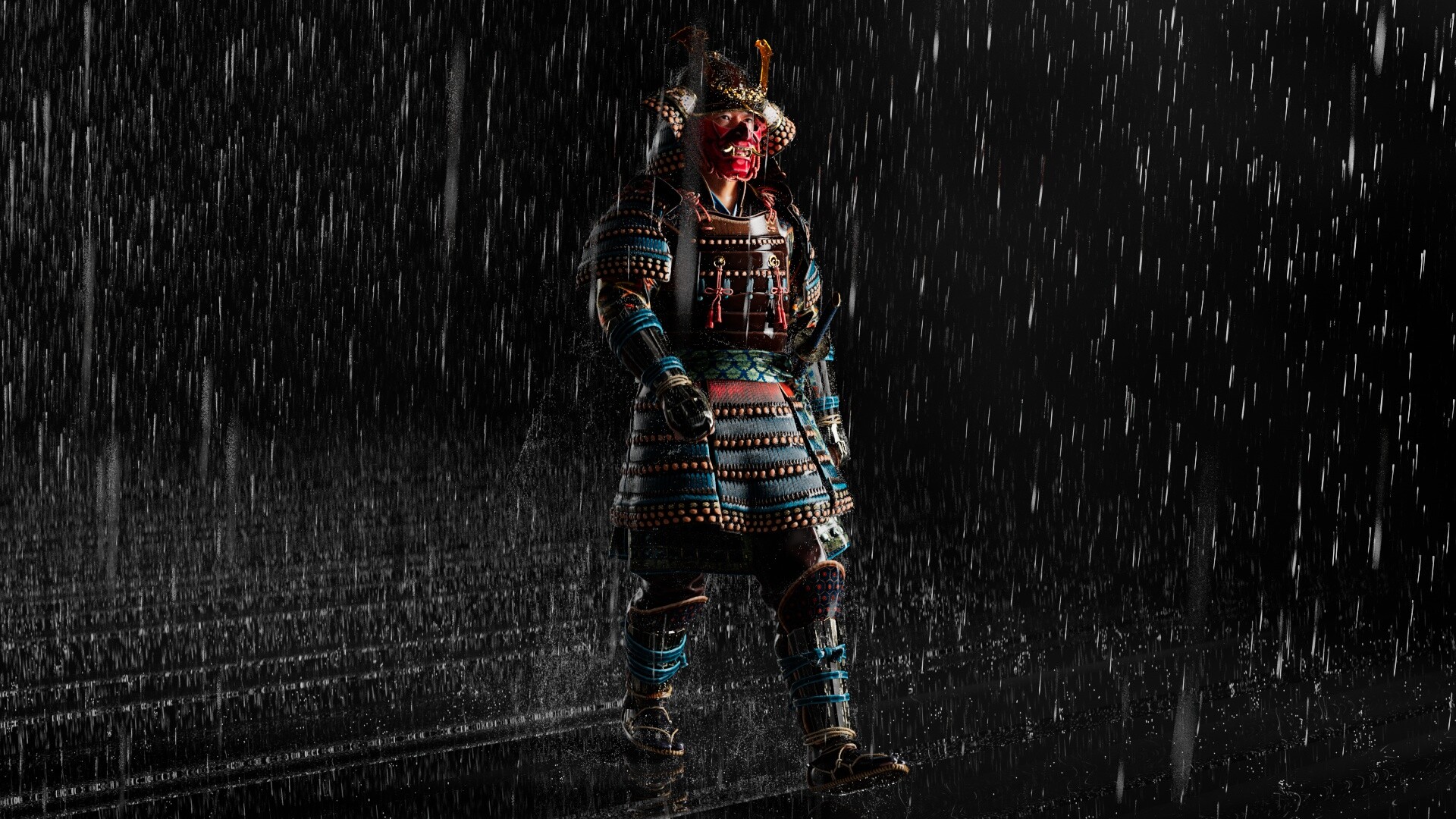 ArtStation - Samurai in the rain