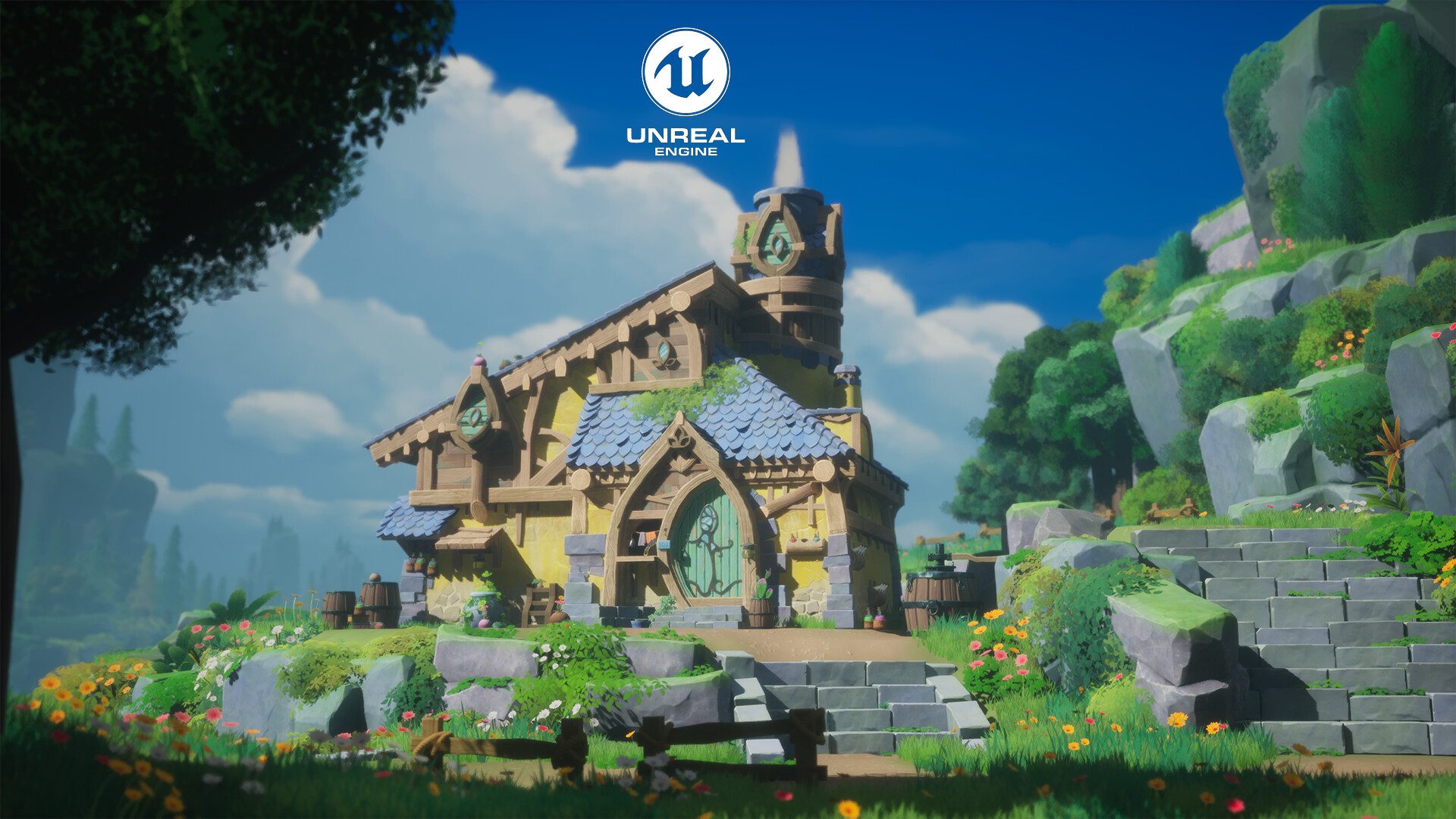 ArtStation - Magic potion brewing house