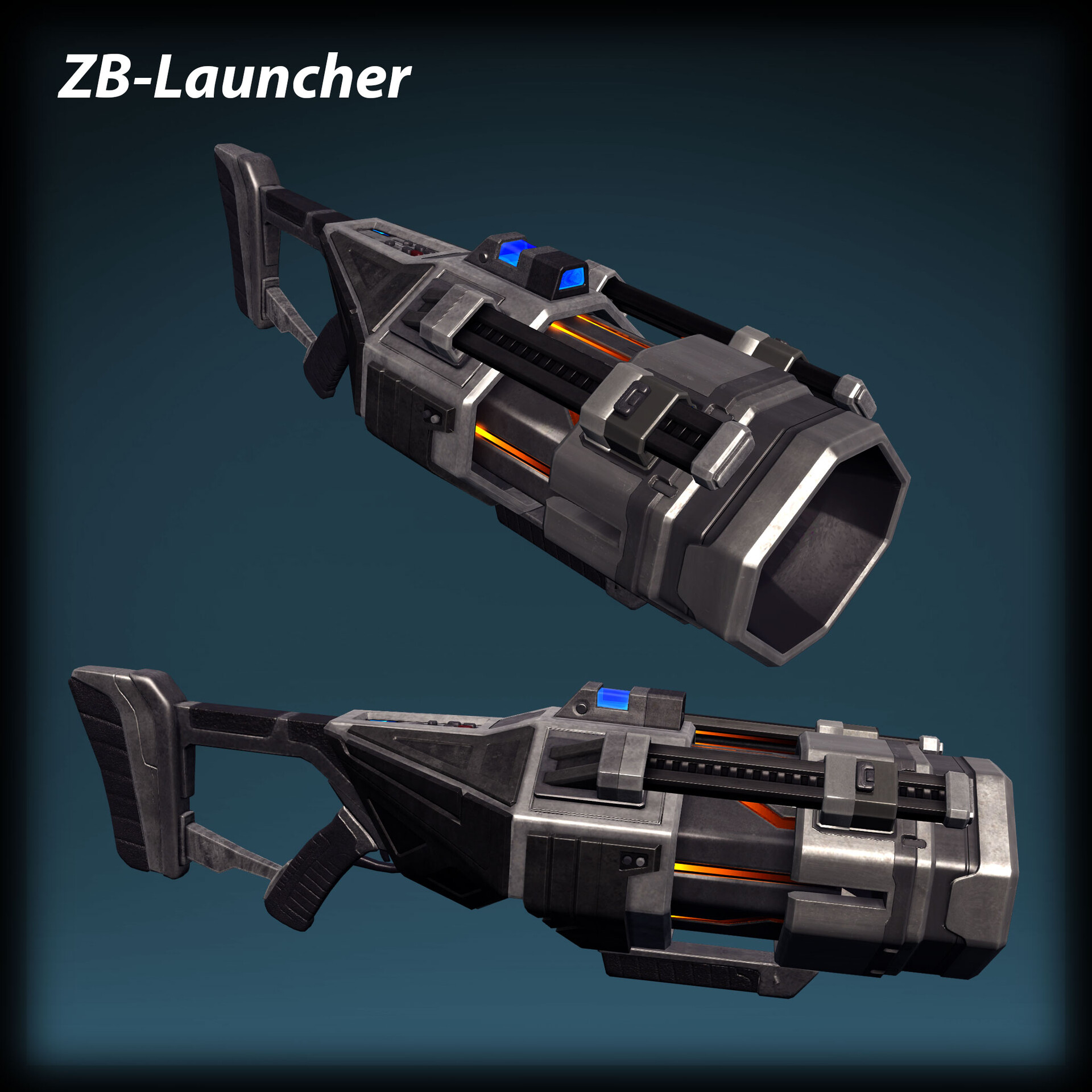 ArtStation - Photon Burst Rifle