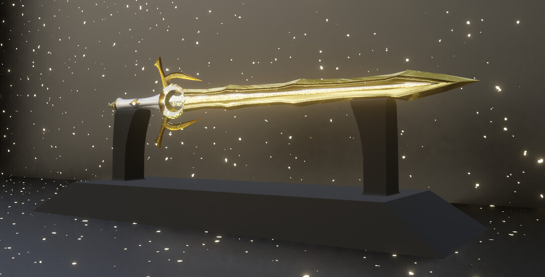 ArtStation - Yellow Glowy Sword