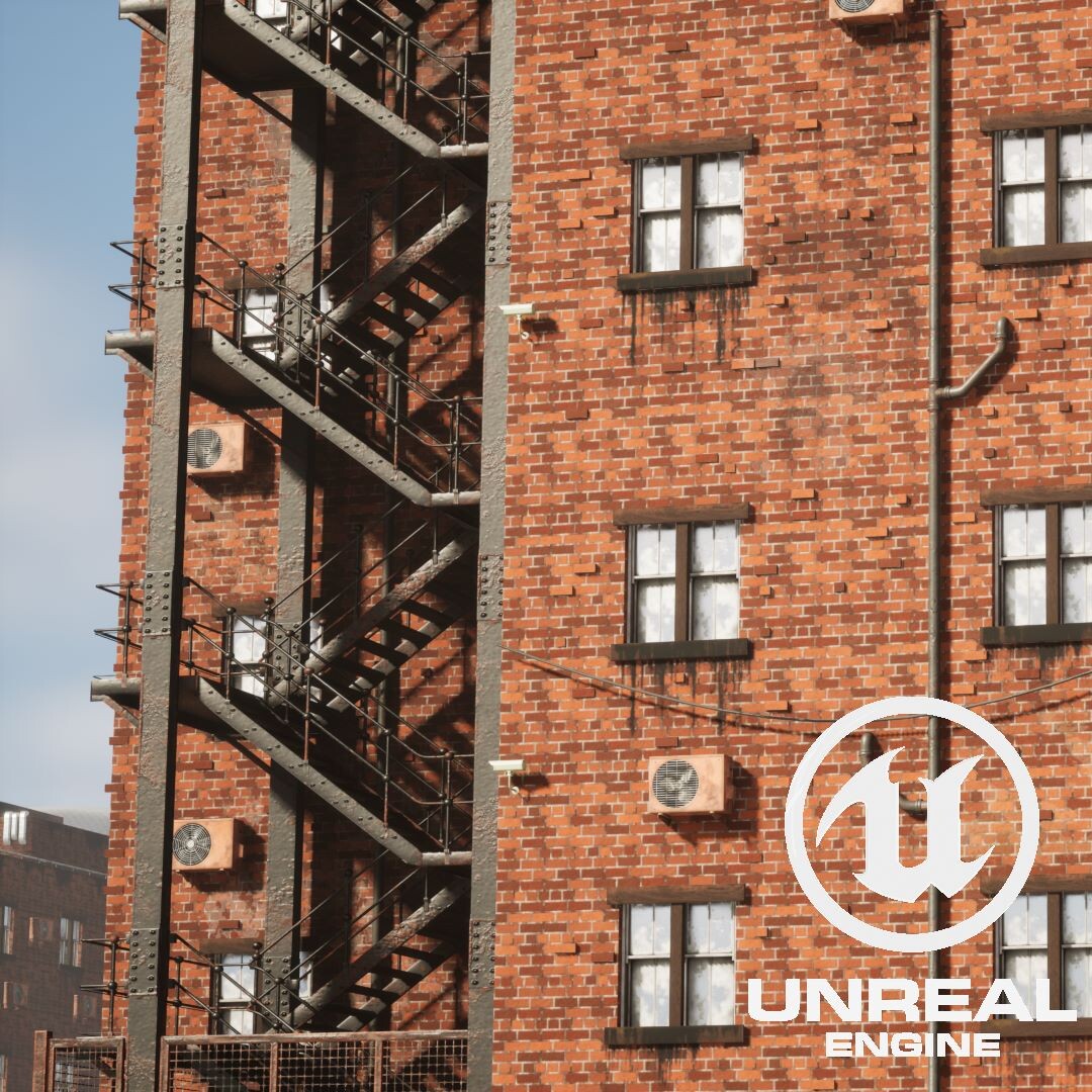 ArtStation - Dirty Building : Modular architecture