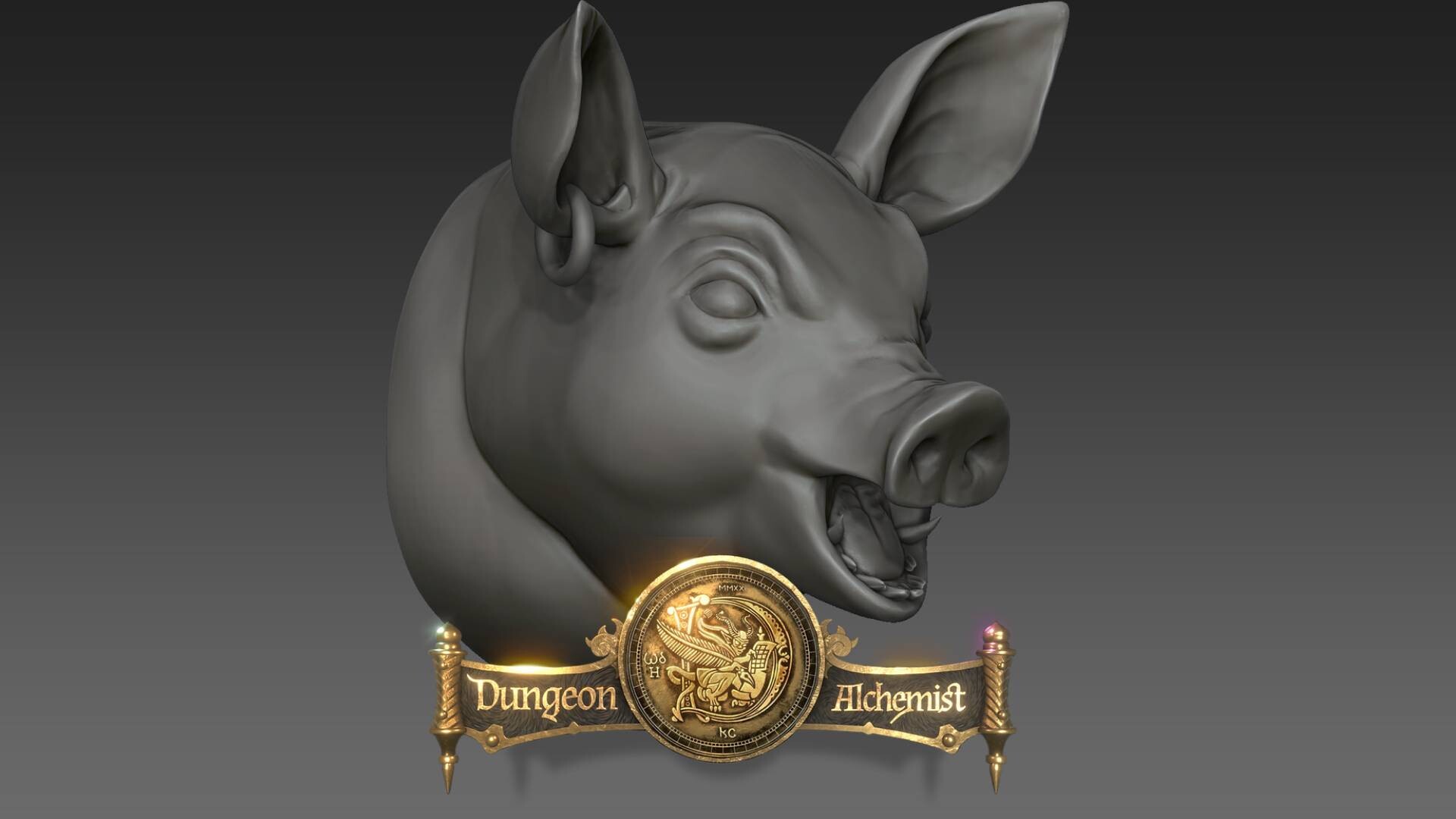 ArtStation - Pig head