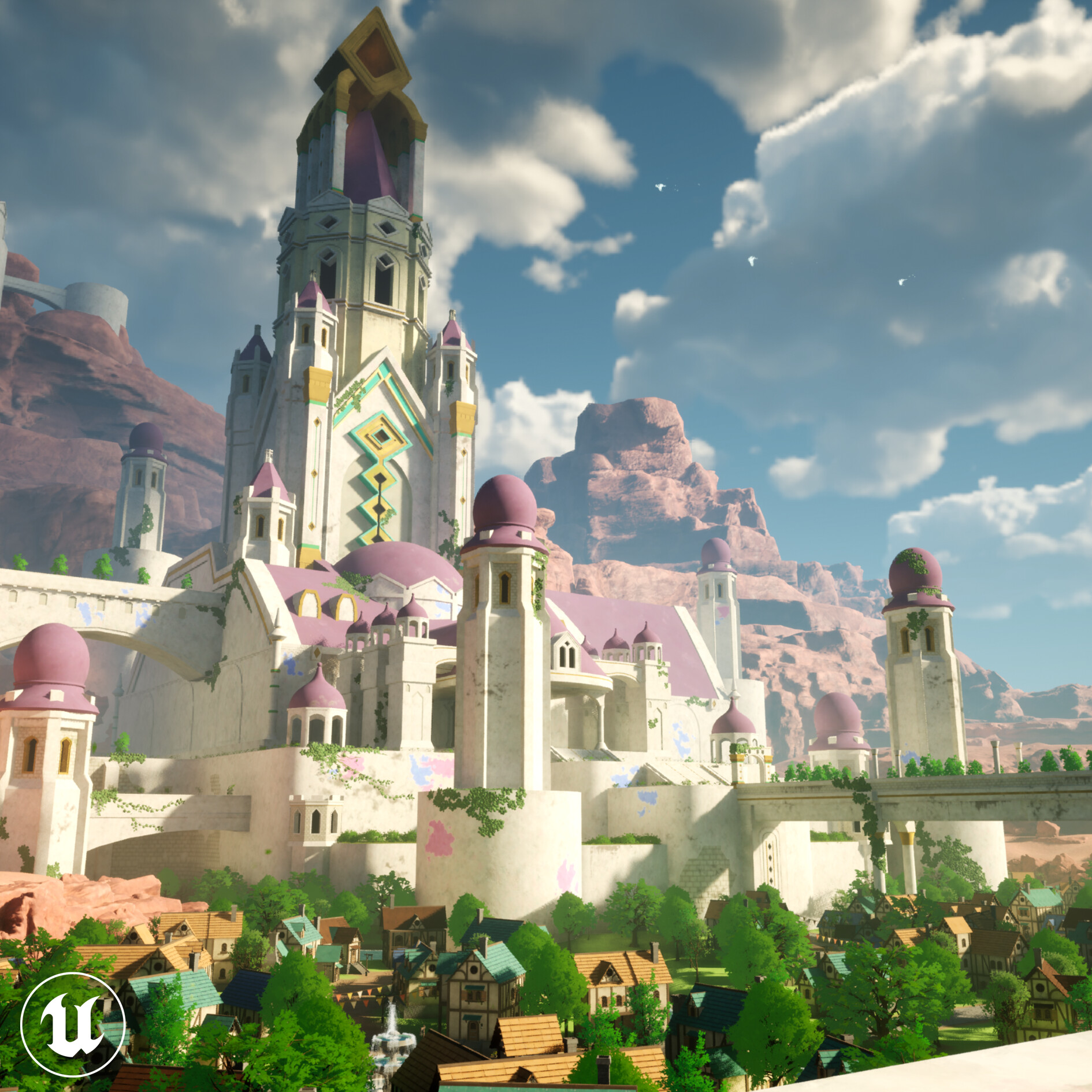 ArtStation - Castle of the Red Valley