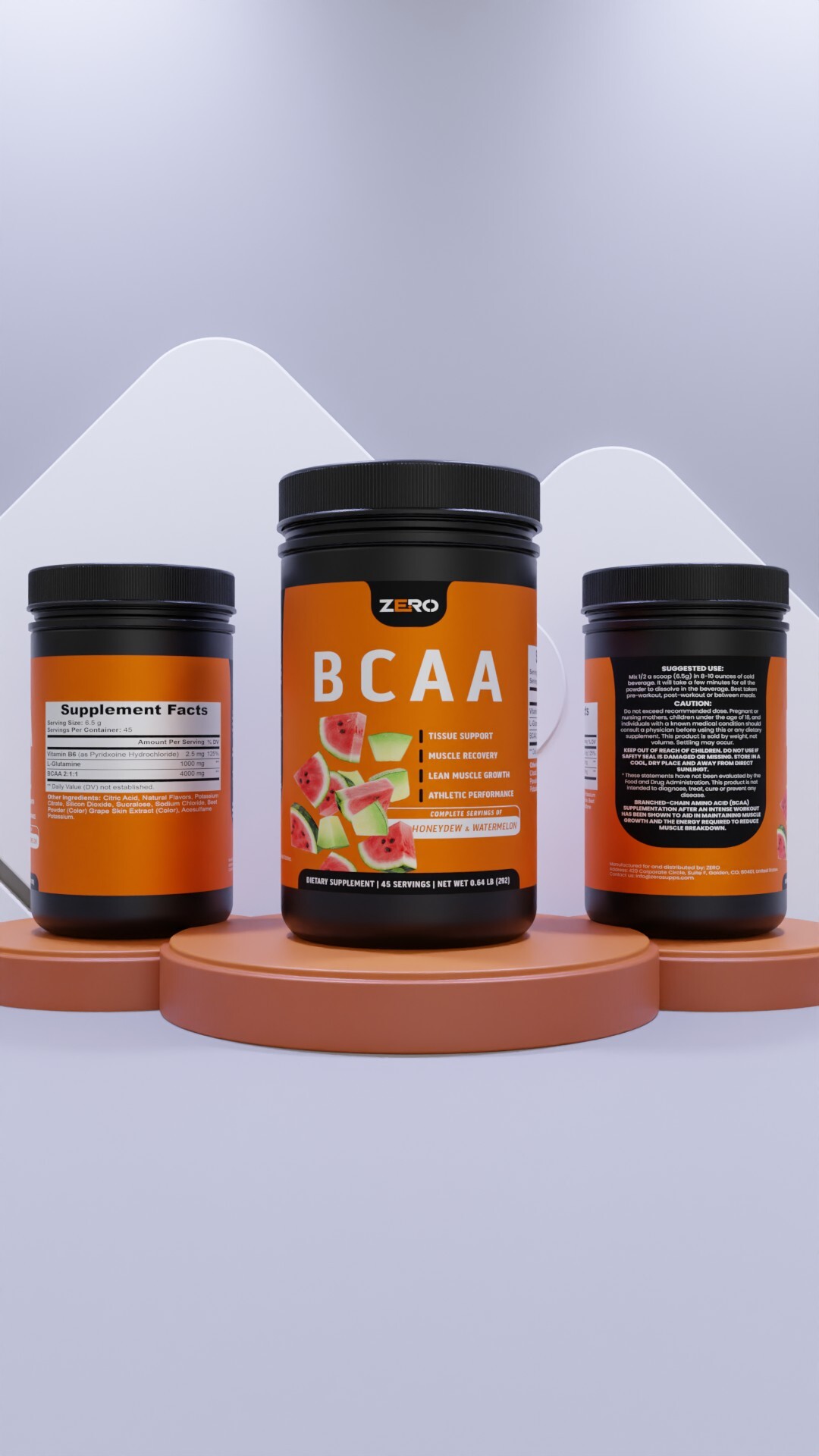 ArtStation - ZERO Supplements - 3D Photorealistic Product Visualization