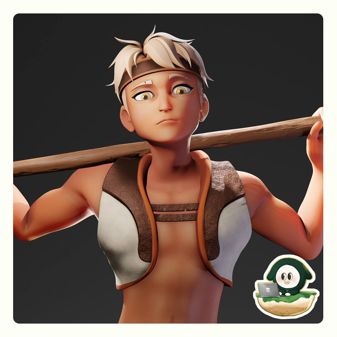 ArtStation - 3D Character practice 02