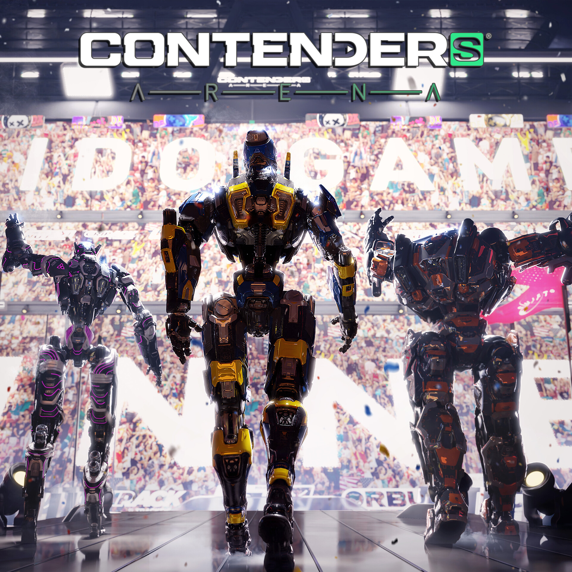 ArtStation - GAMECAN - CONTENDERS:ARENA - KEY ART - 'ELIDO GAMES'