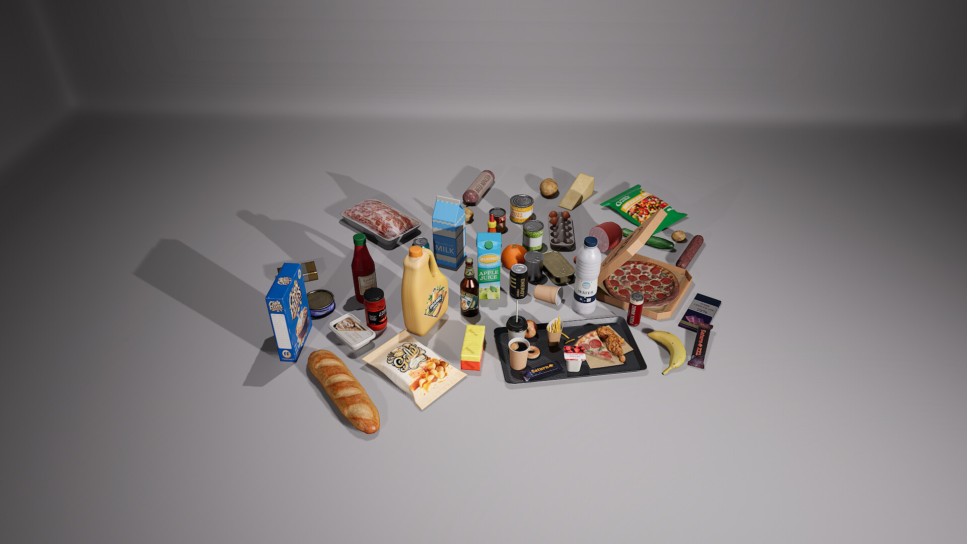ArtStation - Miscellaneous food Full Pack