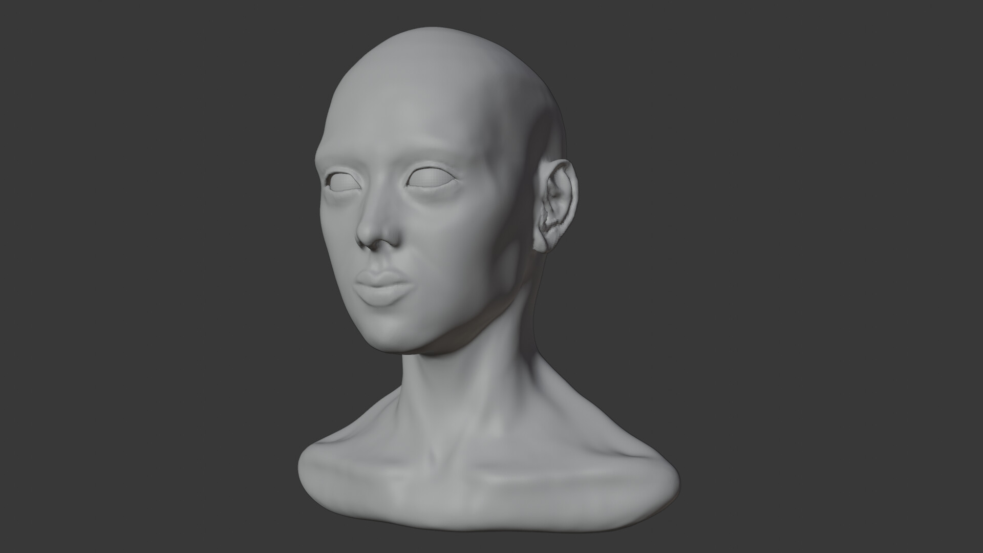 ArtStation - Female Face Sculpt