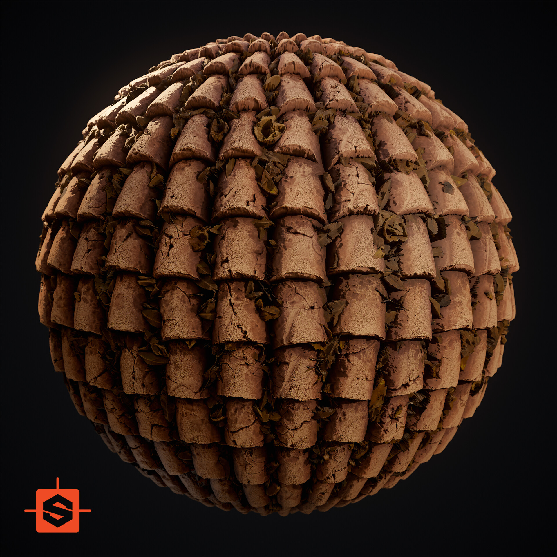 ArtStation - Autumn Roof Tiles Material