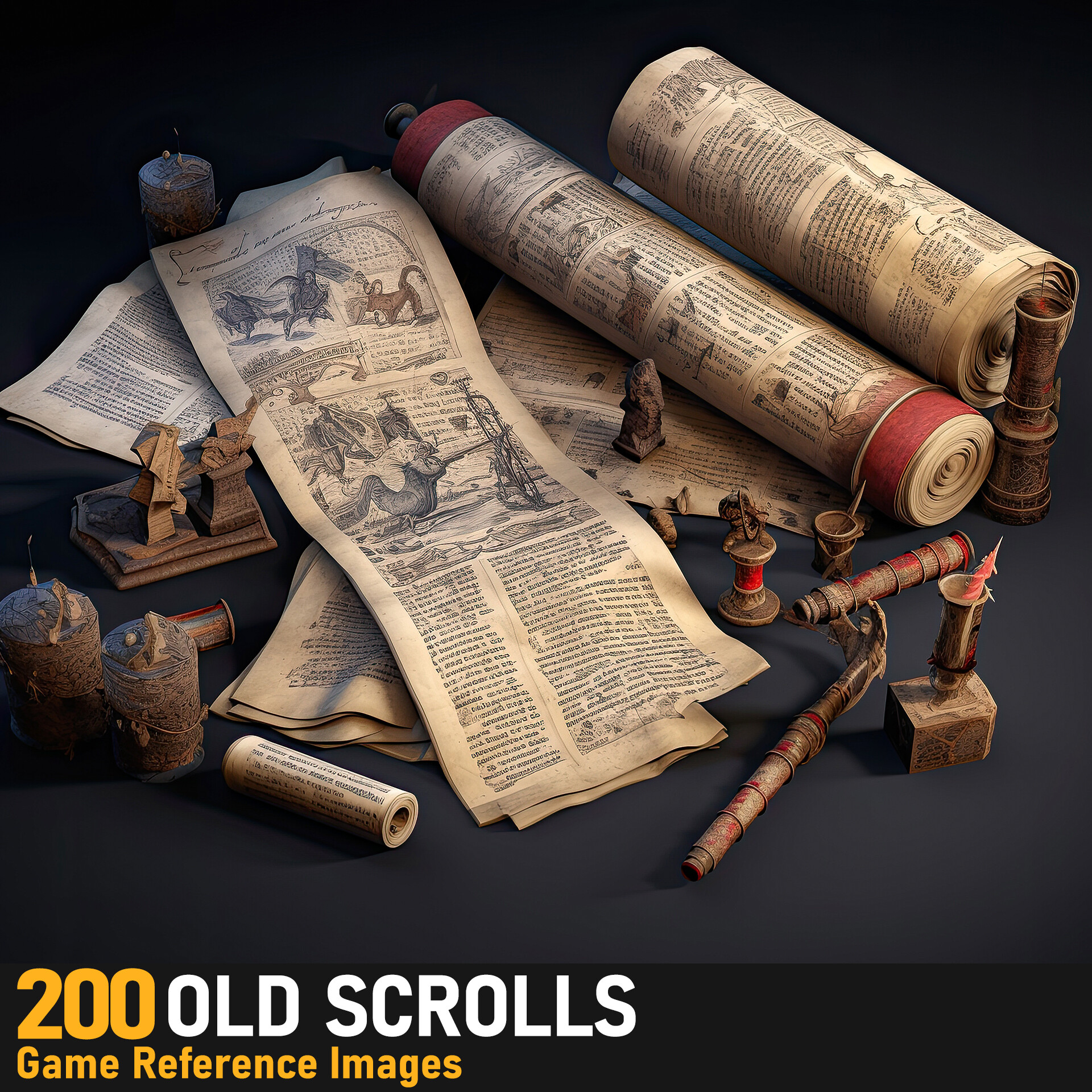 ArtStation - Old Scrolls Concept|4K Reference Images