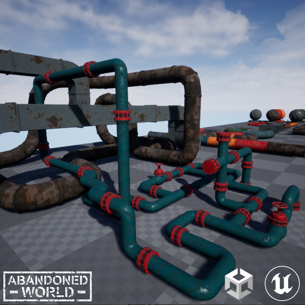ArtStation - Modular Pipes Pack
