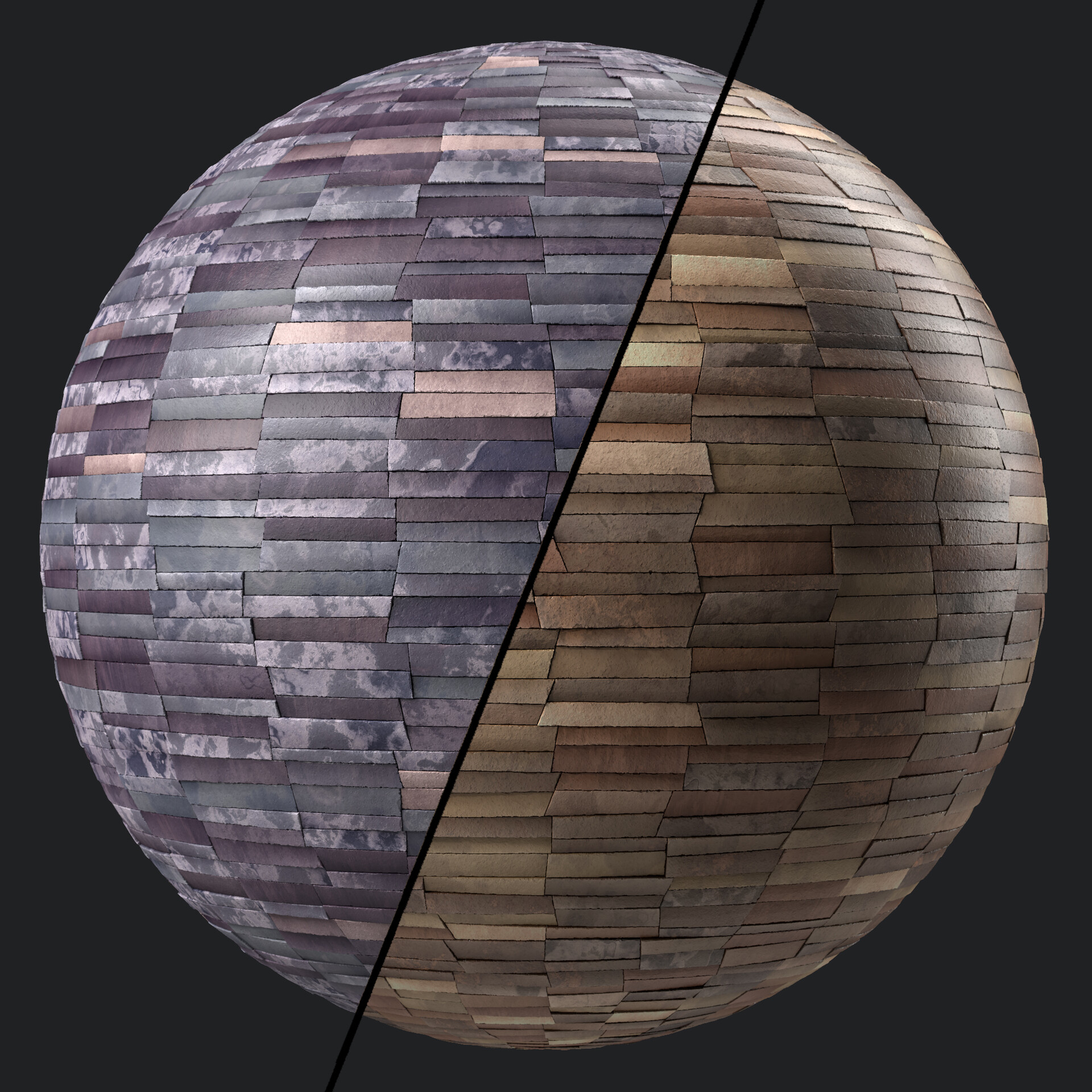 ArtStation - Stone Wall Materials 105- Multi Color Stone Wall | Sbsar ...