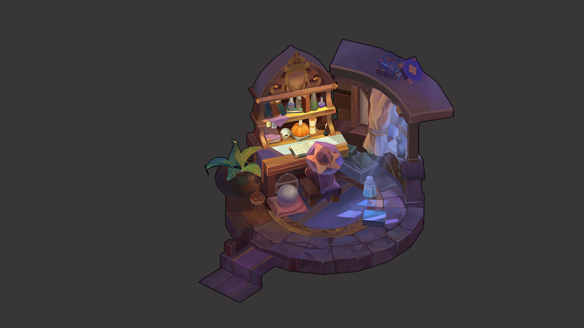 ArtStation - wizard room