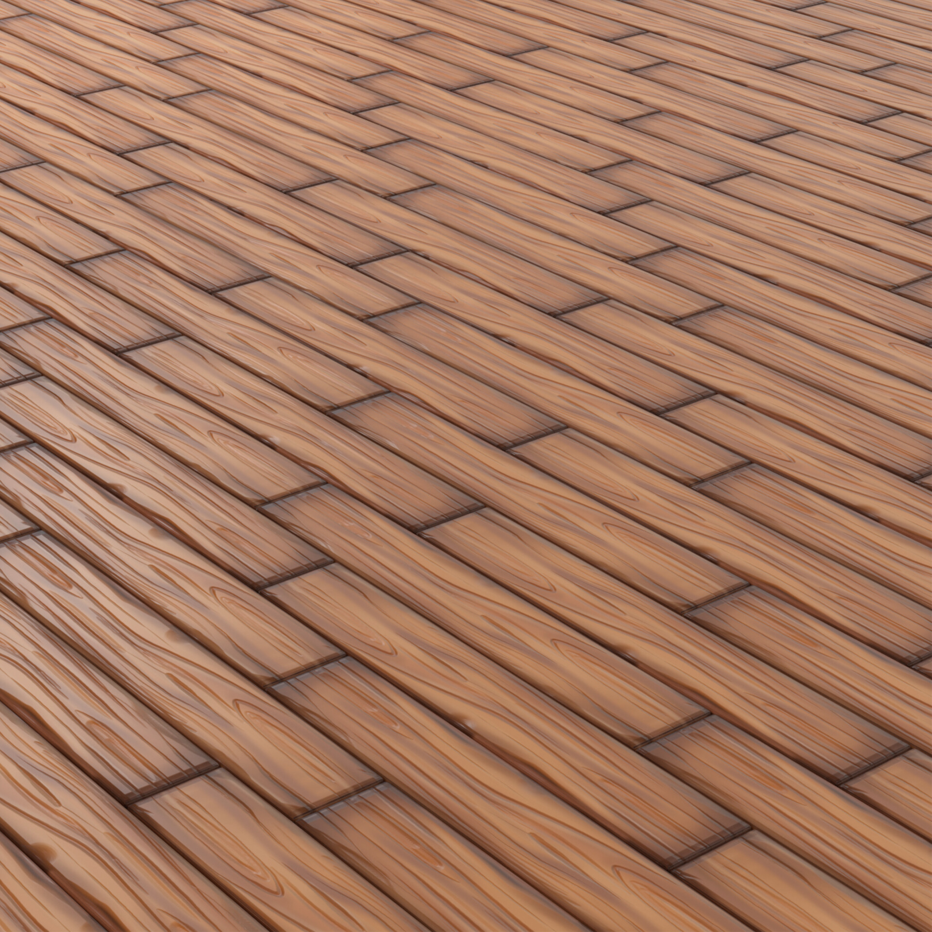 Morgane DANO - Stylized wood texture painting test