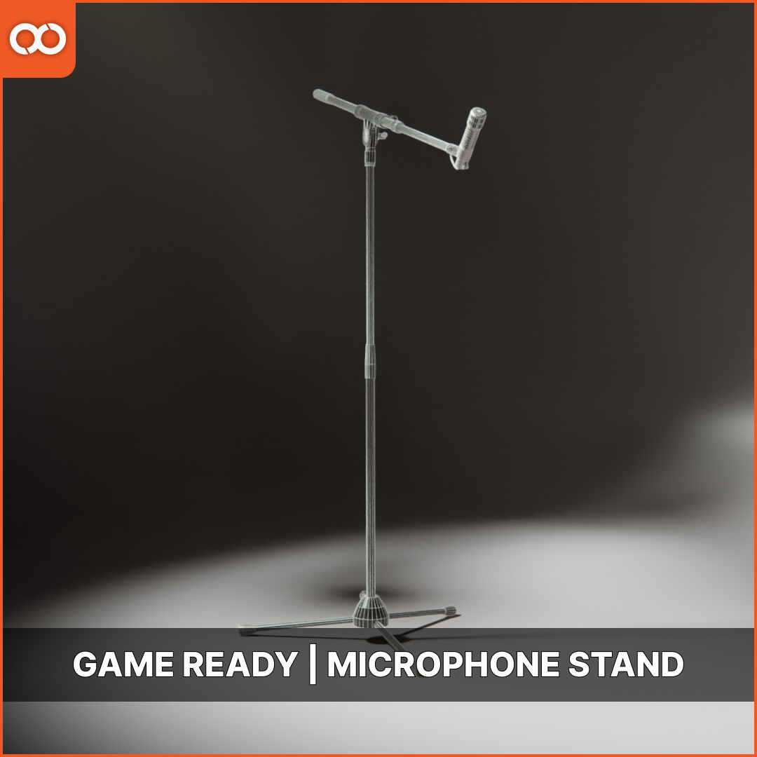 ArtStation - Game Ready | Studio Microphone Stand