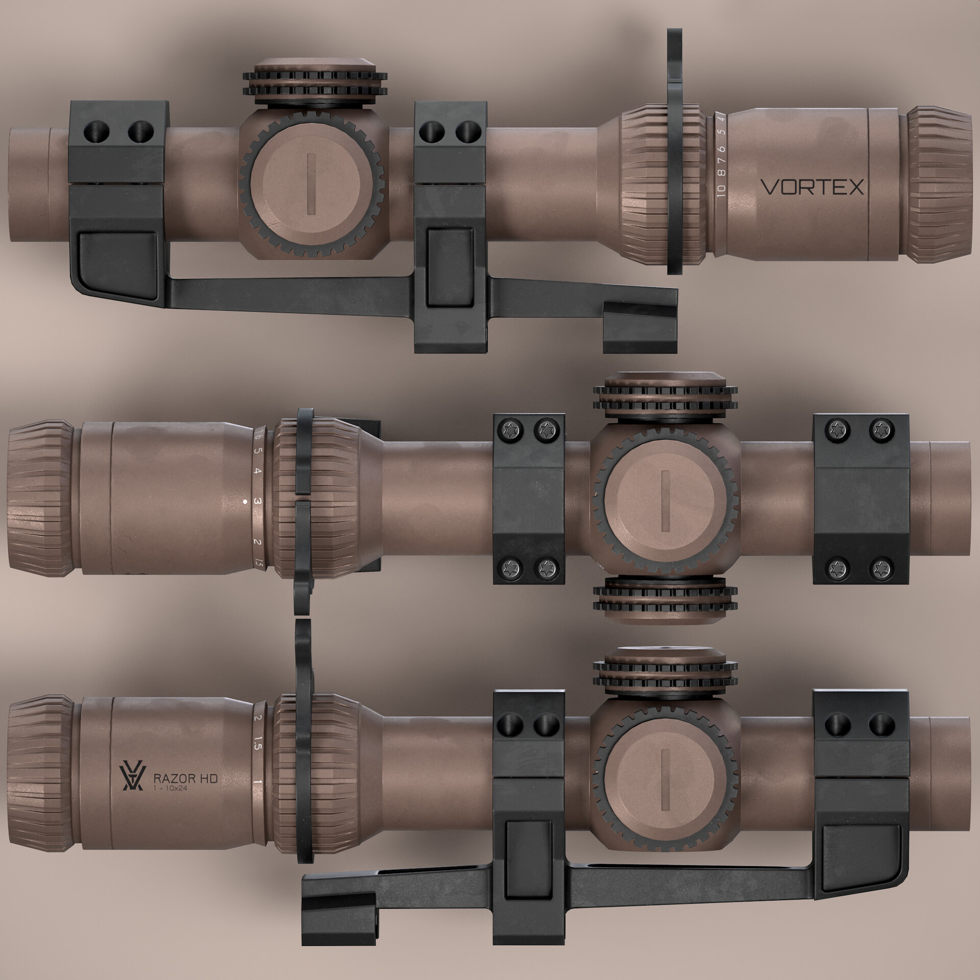 ArtStation - Rifle Scope