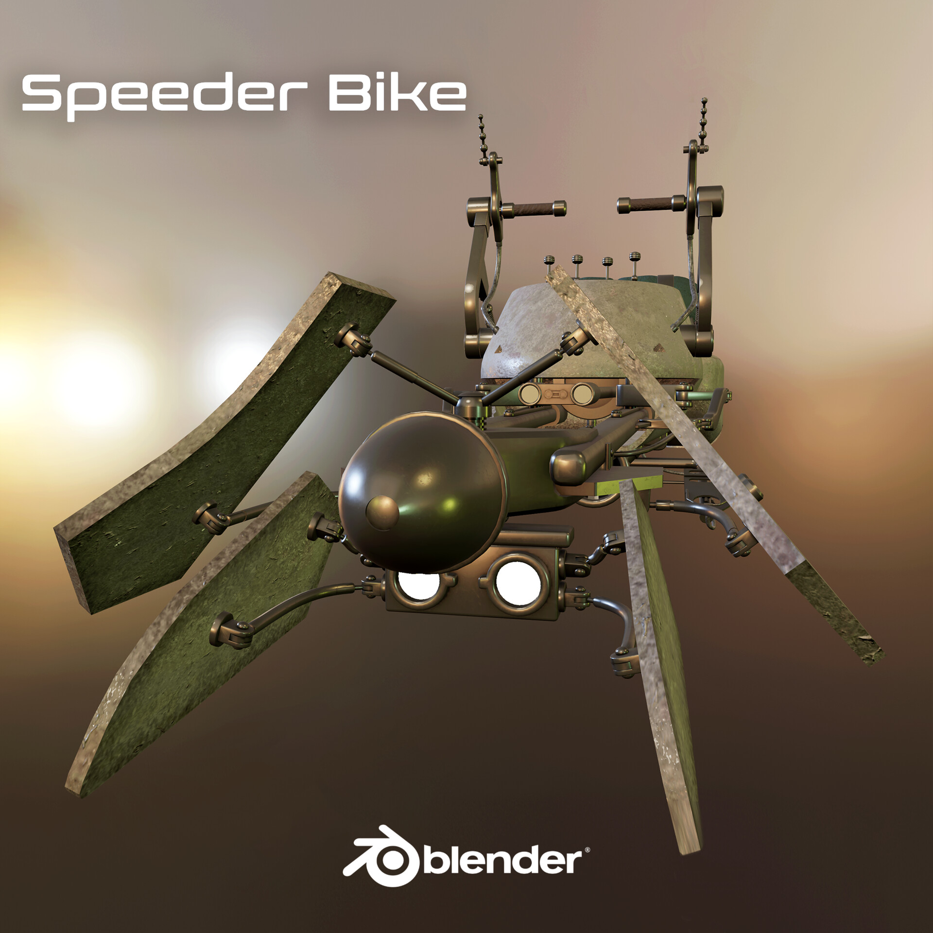 ArtStation - Speeder Bike - Blender 3.6