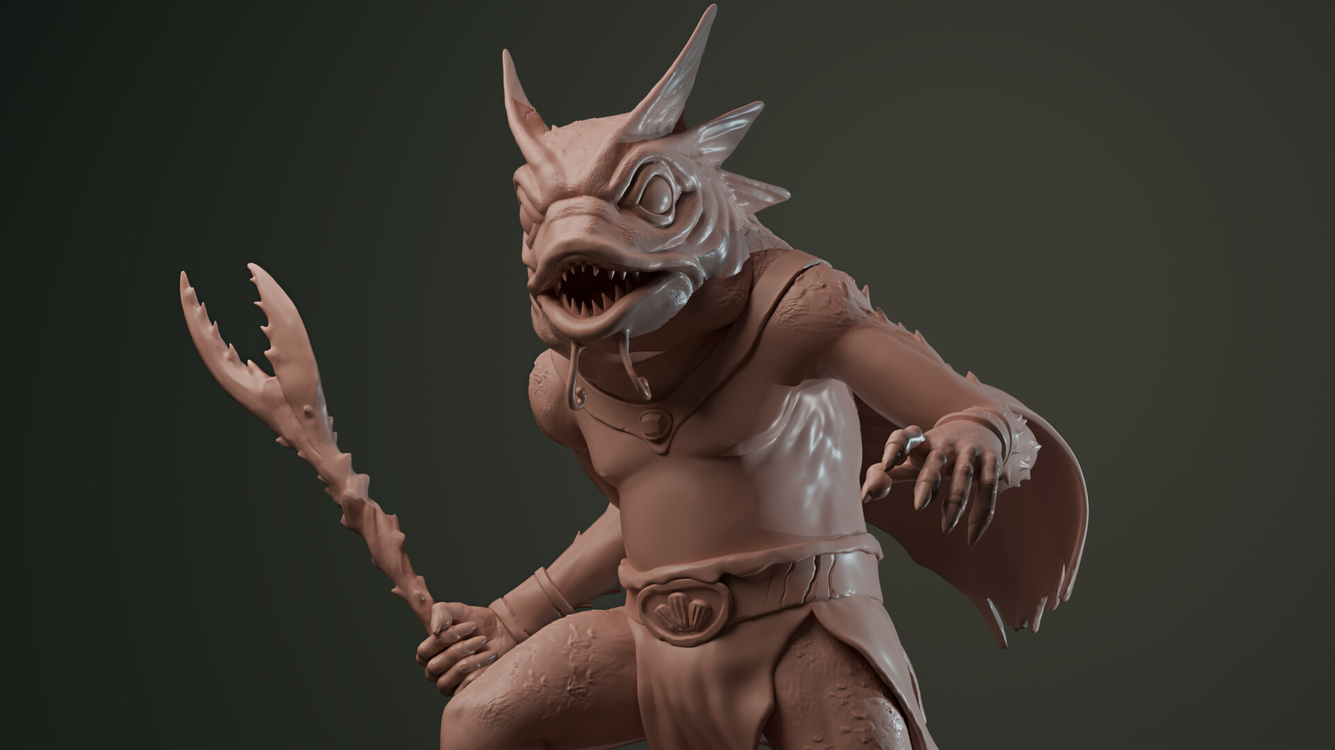 ArtStation - Kuo Toa miniature