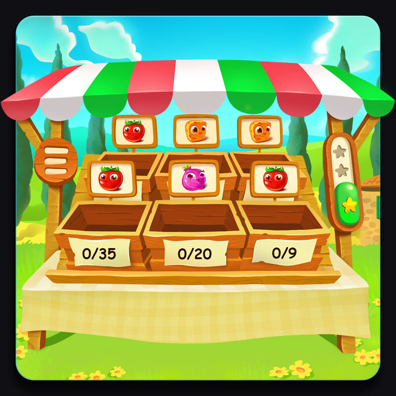 ArtStation - Pizza Game UI