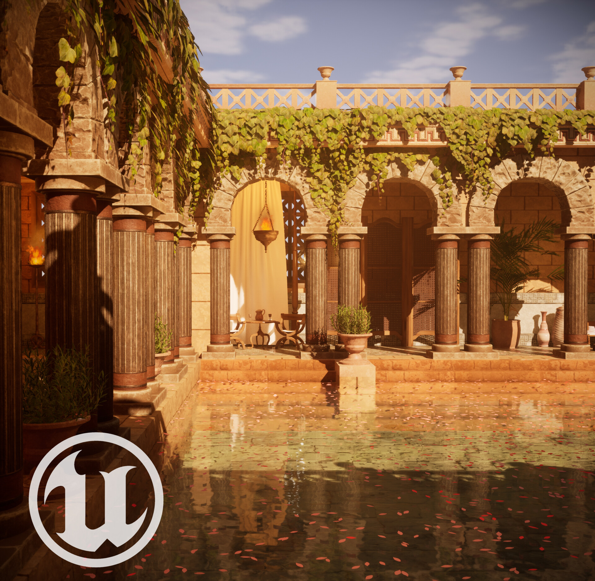 ArtStation - Ancient Bathhouse