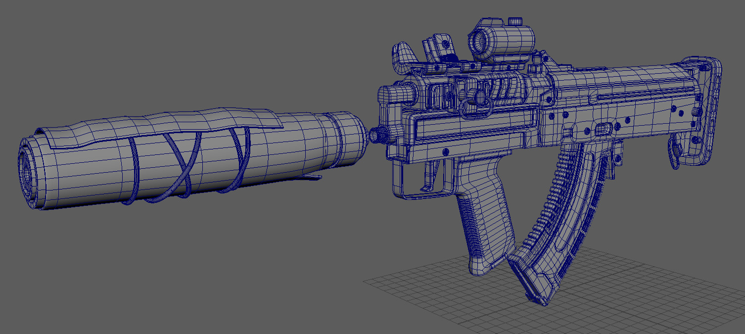 ArtStation - Groza 3D Model Practice