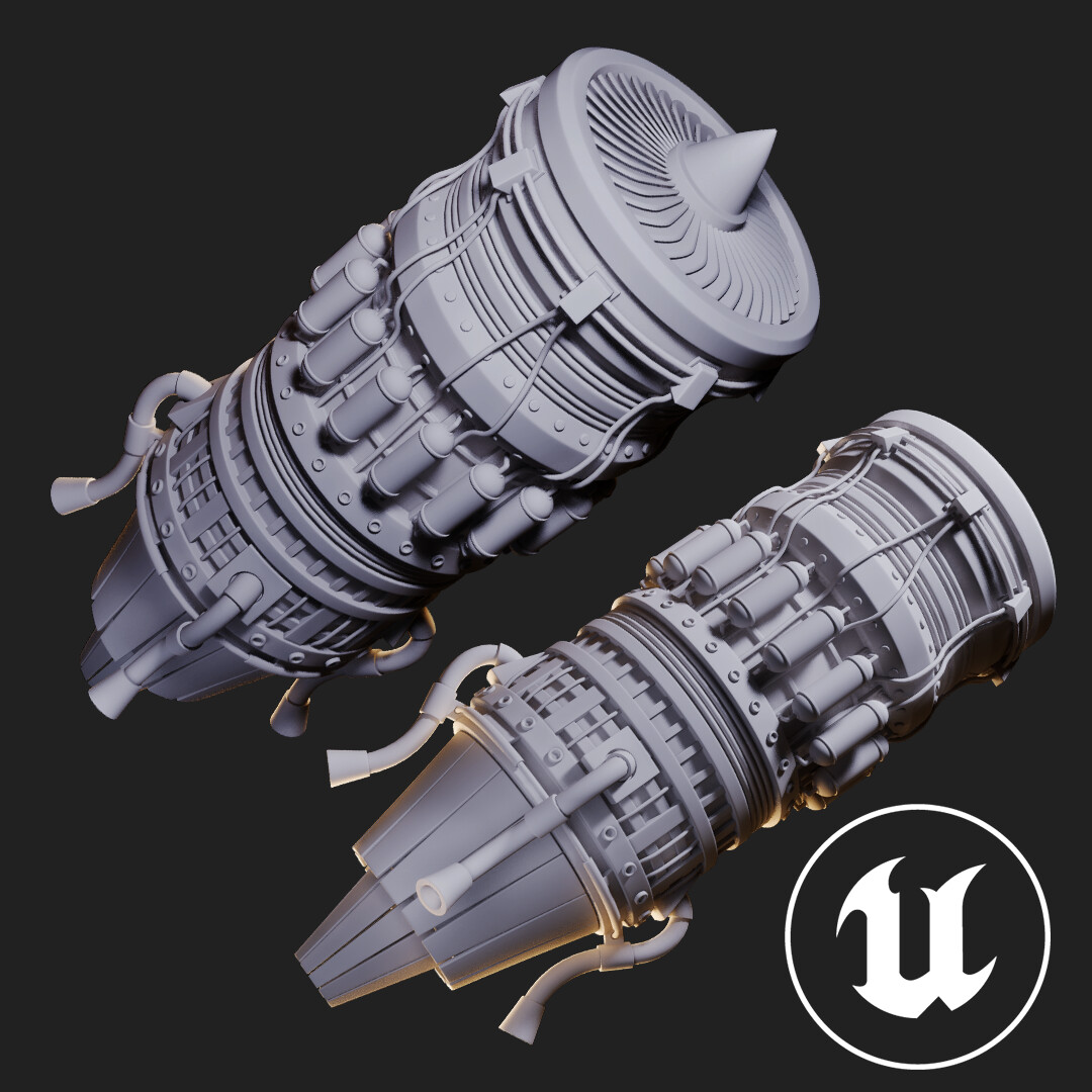 ArtStation - Jet Engine