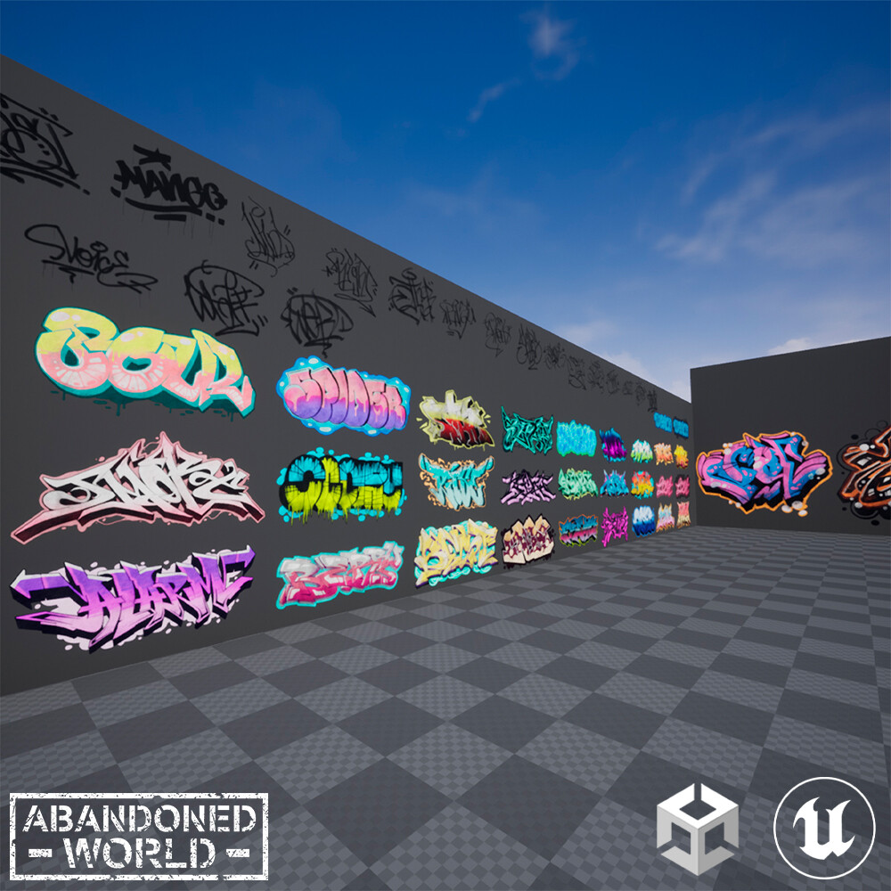 ArtStation - Graffiti Pack Decals V