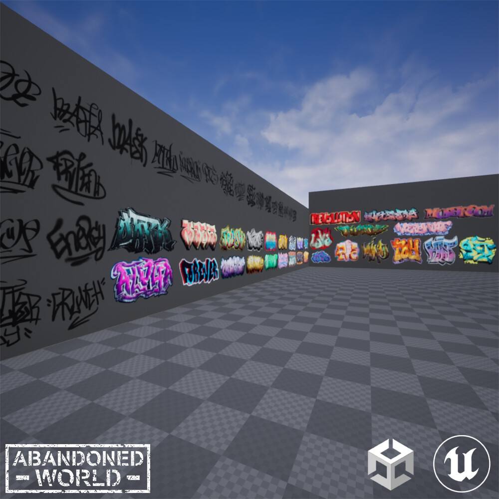 ArtStation - Graffiti Pack Decals III