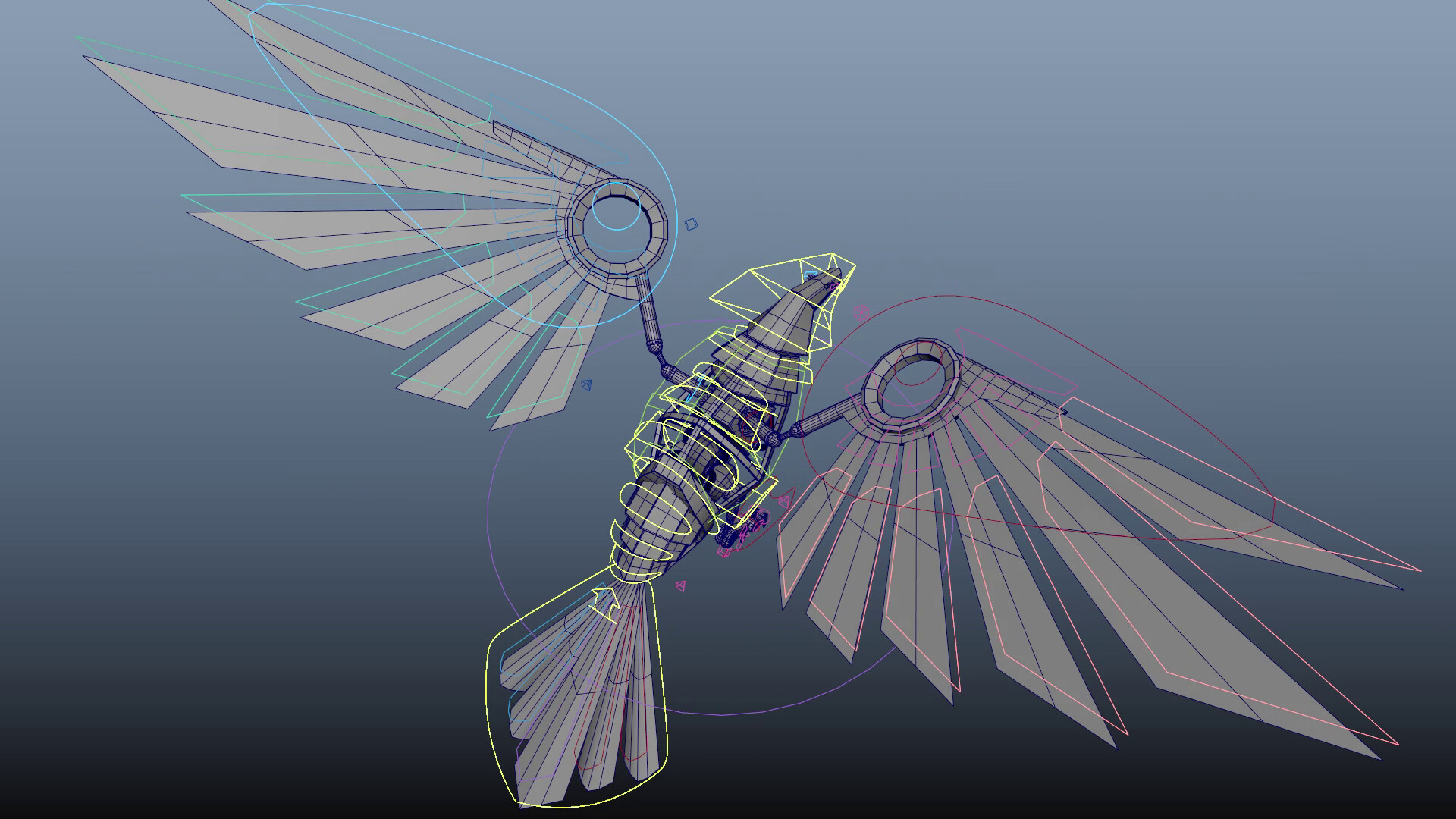 ArtStation - Mechanical Bird Rig