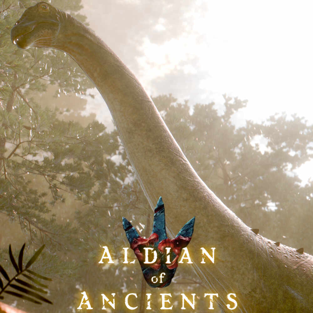 ArtStation - Aldian of Ancients - Ampelosaurus Animations + Render