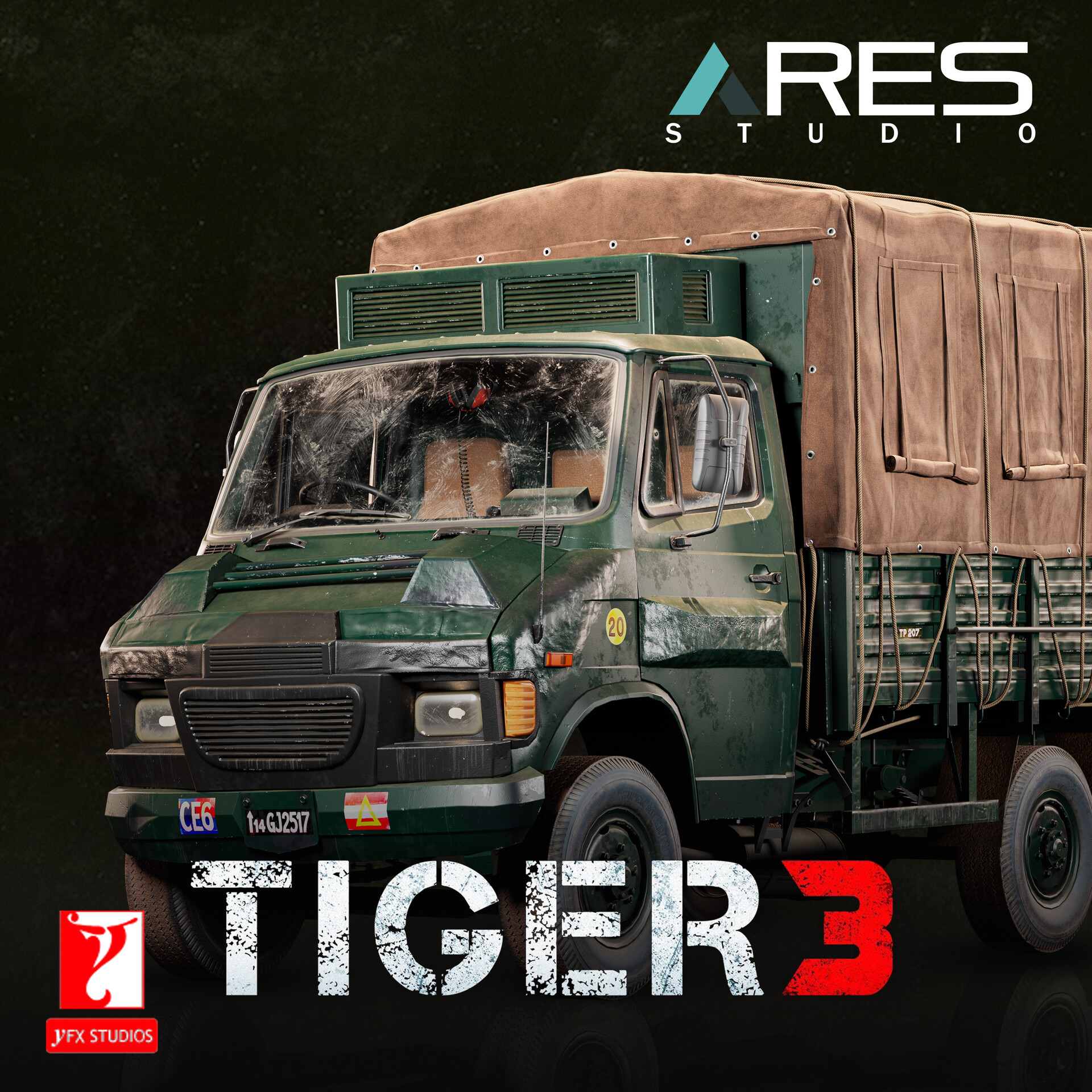 ArtStation - Tiger 3: Pak Army Truck