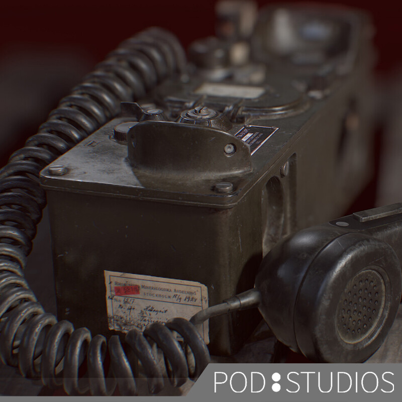 ArtStation - Military Field Phone