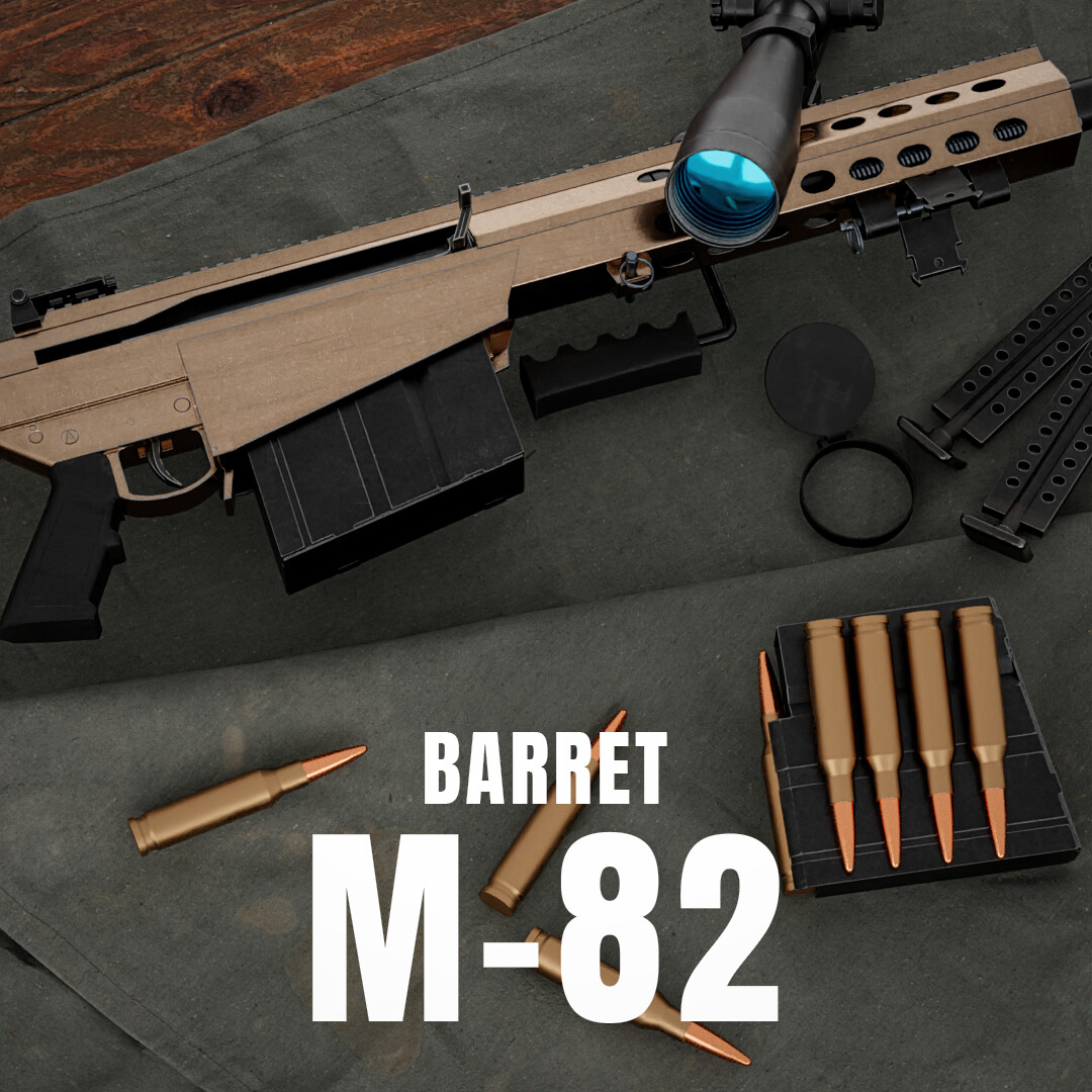 ArtStation - Barret m82