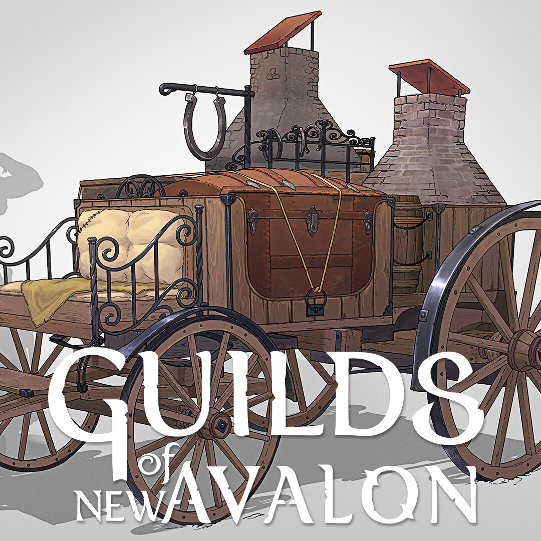 ArtStation - Guilds of New Avalon - The Farrier's Carriage