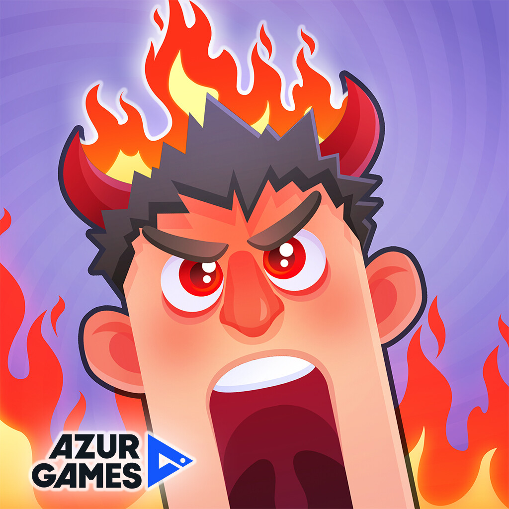 ArtStation - Hypercasual icons (flat render)