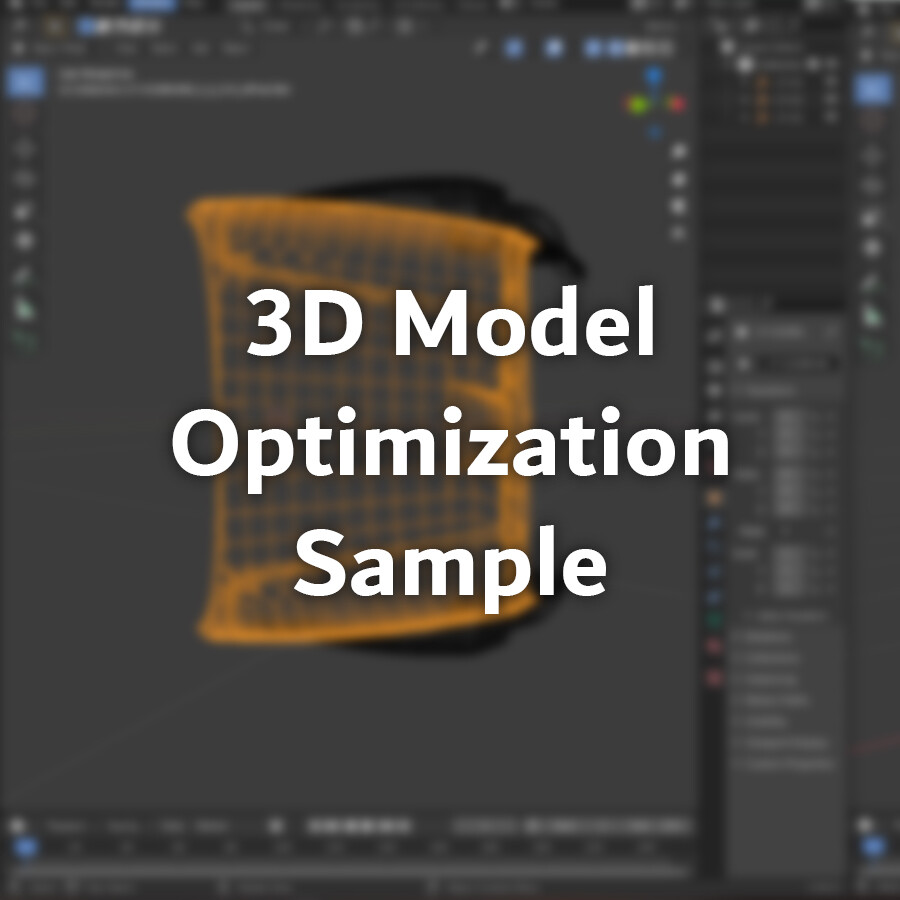 ArtStation - 3D Model Optimization Sample