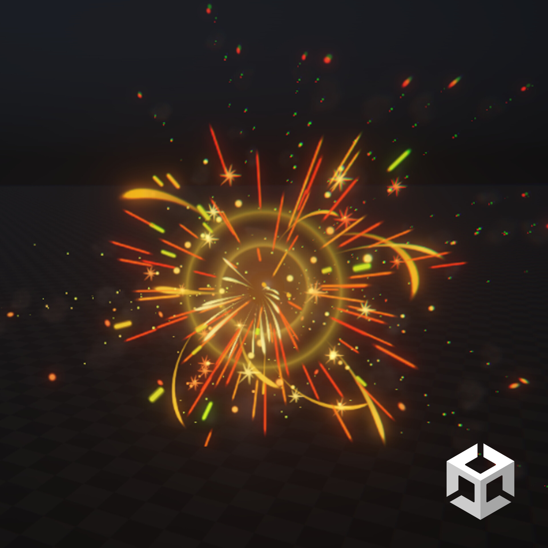 ArtStation - Stylized Fireworks VFX