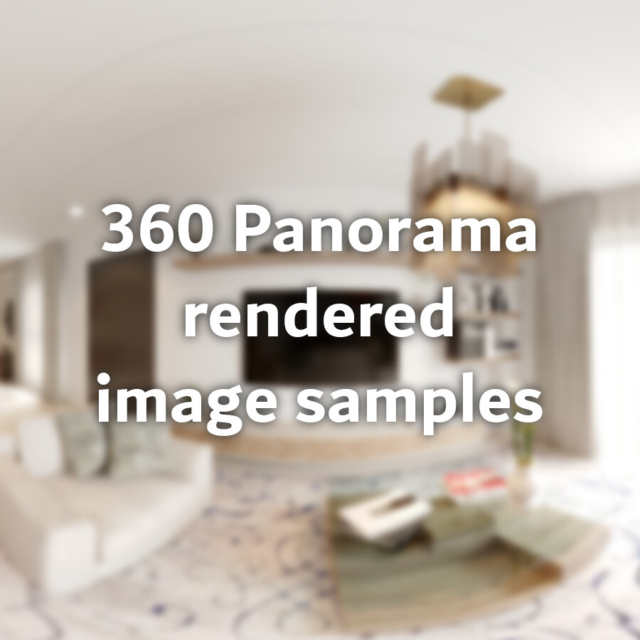 ArtStation - 360 Panorama rendered image samples