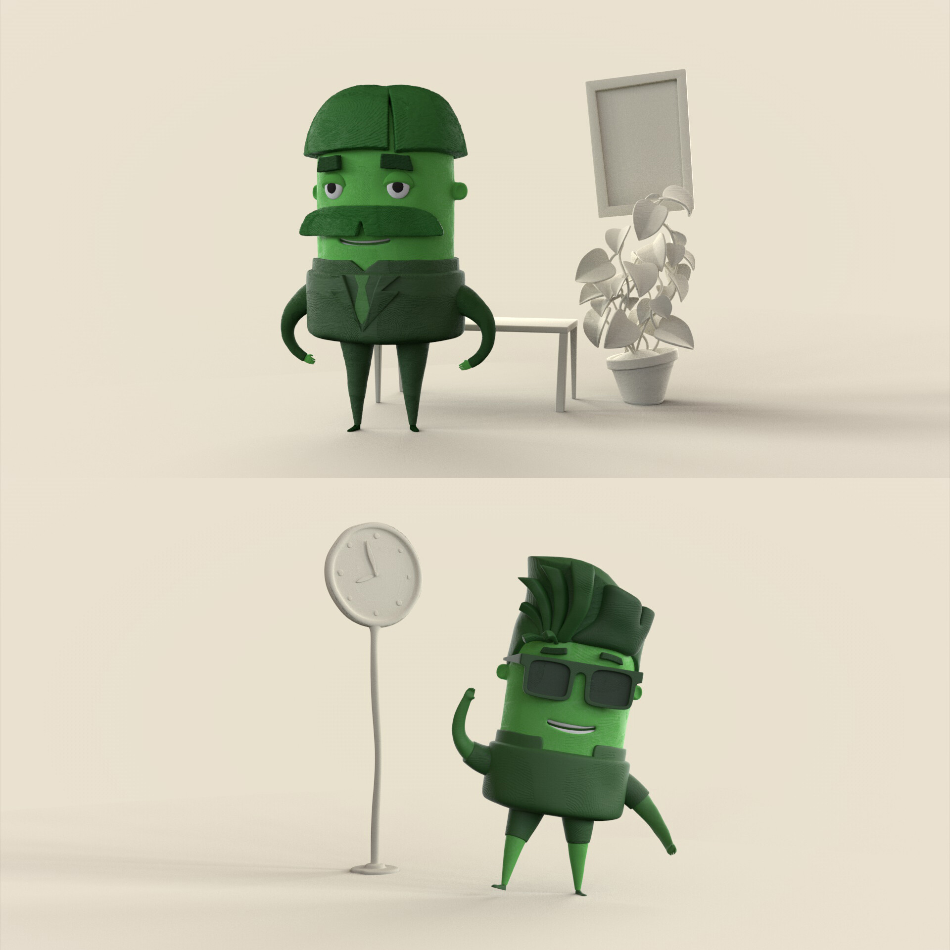 ArtStation - DSK Bank Mascot Characters