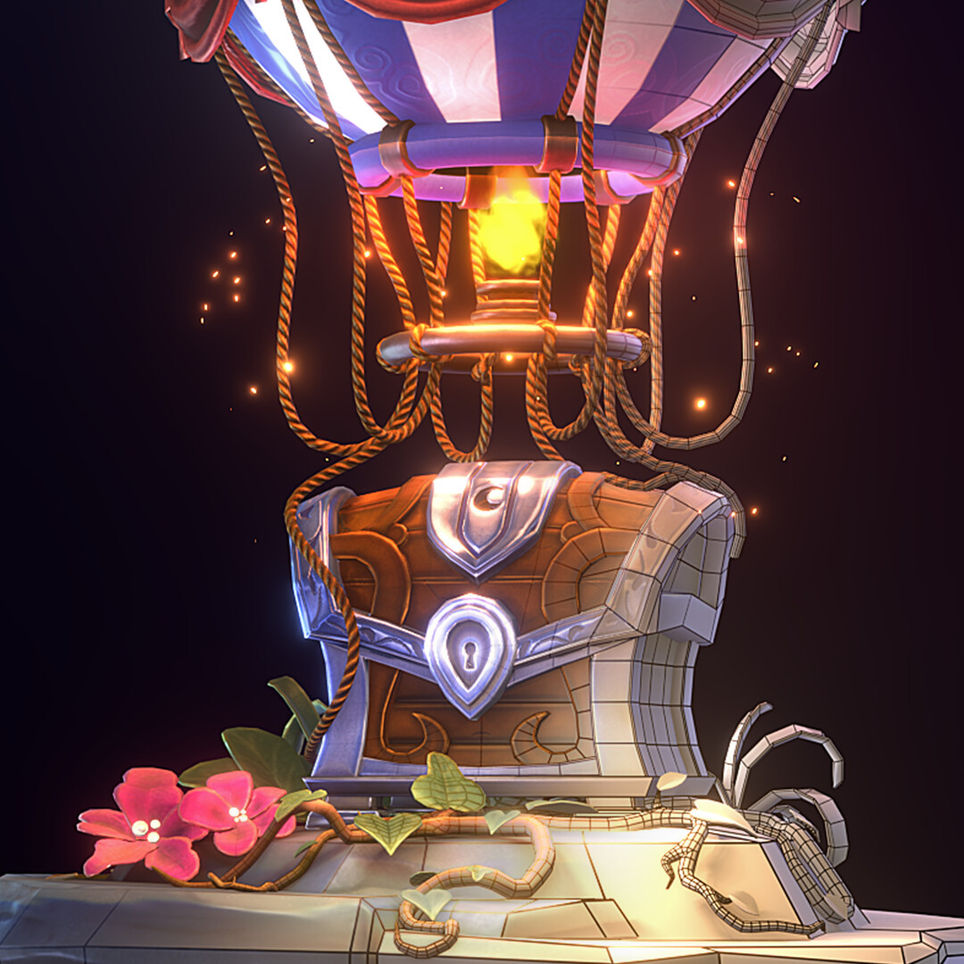 ArtStation - Stylized Magic Baloon Chest